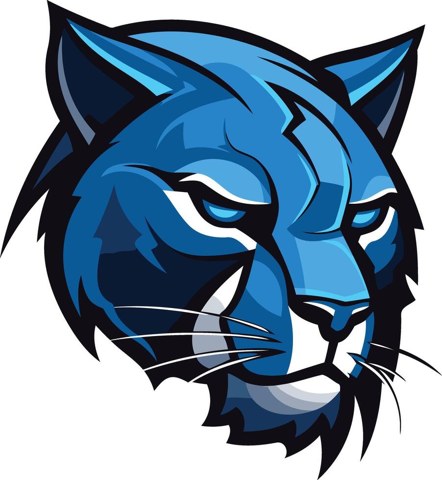 Blue Panther Mascot Illustration 49257449 Vector Art At Vecteezy