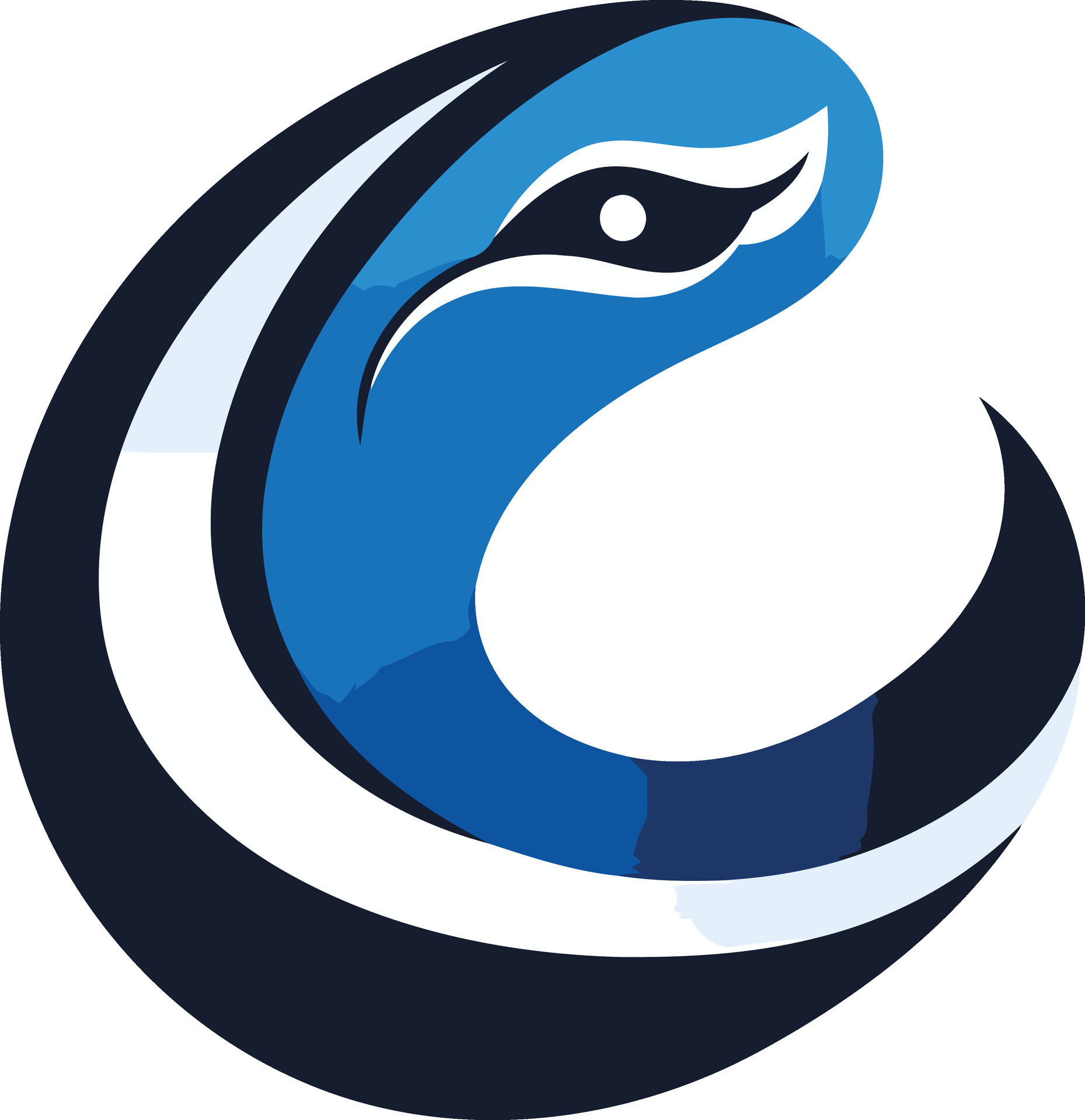 Abstract Blue and White Logo Design 49261702 Vector Art at Vecteezy