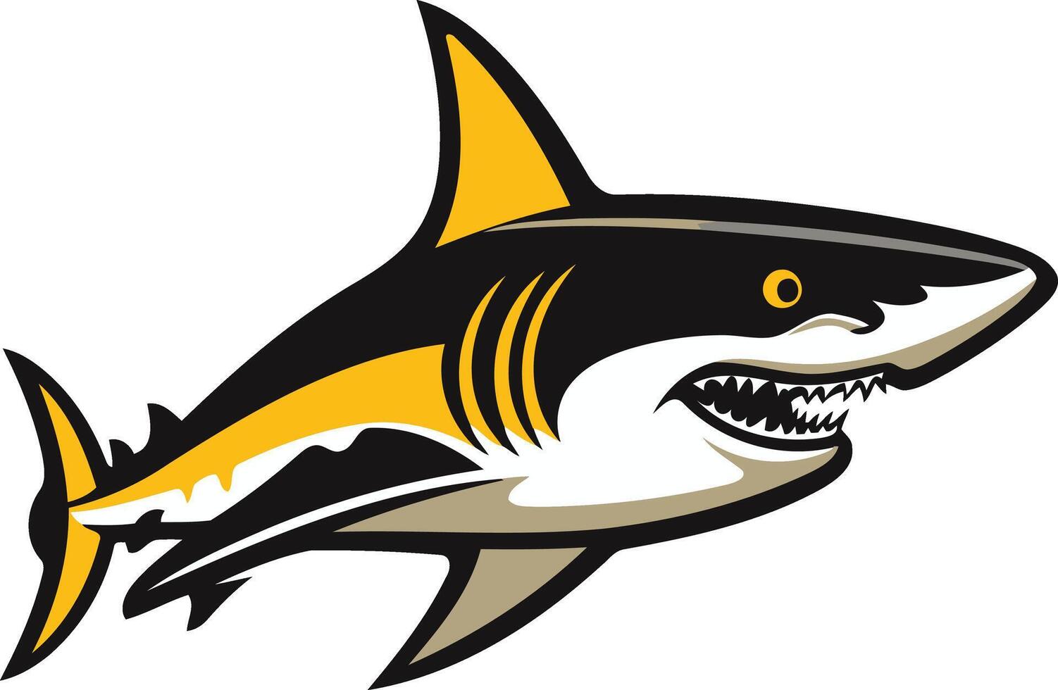 Great White Shark Illustration 49263719 Vector Art At Vecteezy