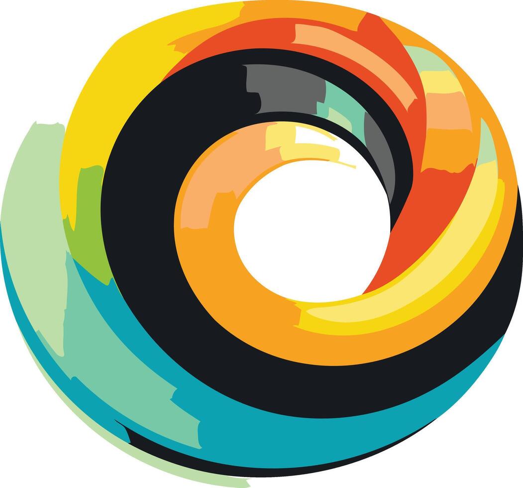 Abstract Colorful Circular Design 49264513 Vector Art at Vecteezy