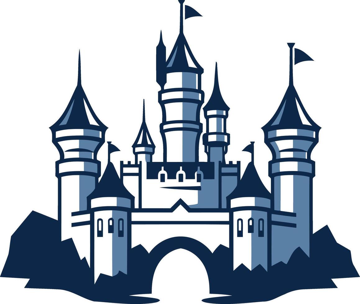 Disneyland Castle Vector Stunning Night Shot Of The Iconic Disneyland