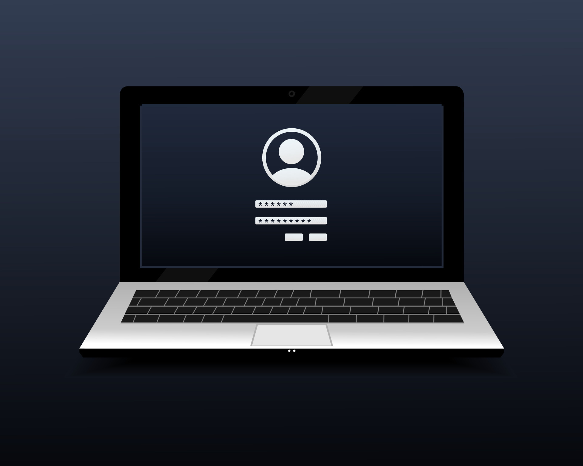 Login To Account Password Security Access On Laptop Verification Code
