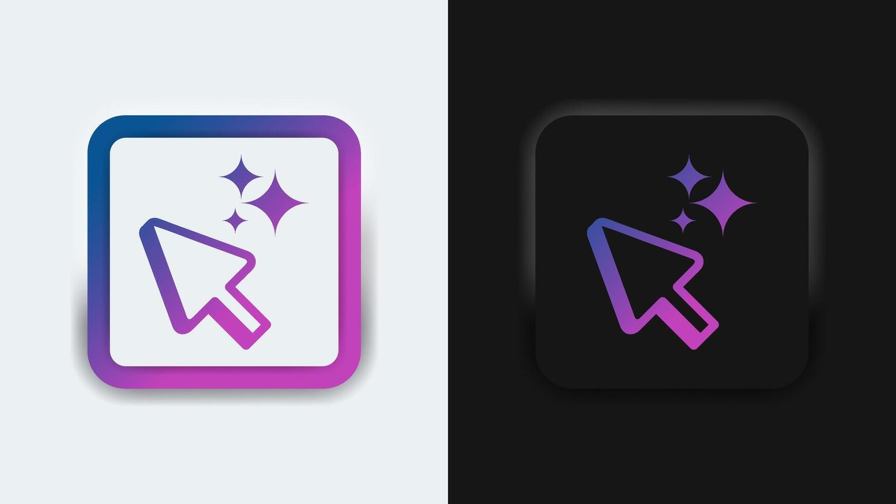 Magic selection button neumorphic design. Futuristic soft user ... Magic selection button neumorphic design. Futuristic soft user ...