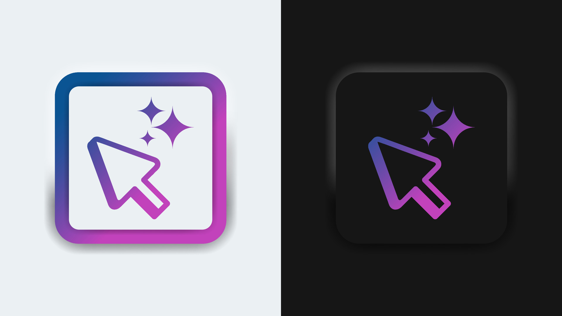 Magic selection button neumorphic design. Futuristic soft user ... Magic selection button neumorphic design. Futuristic soft user ...