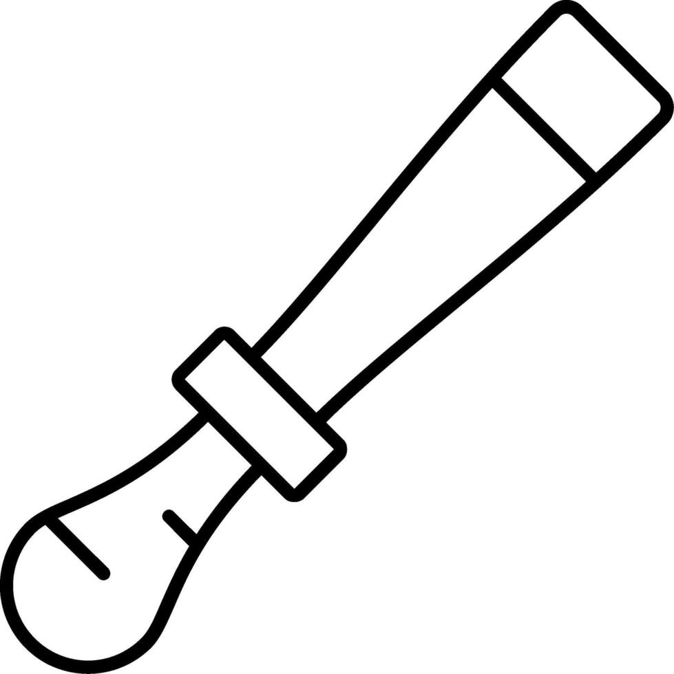 Chisel Line Icon 49287536 Vector Art At Vecteezy