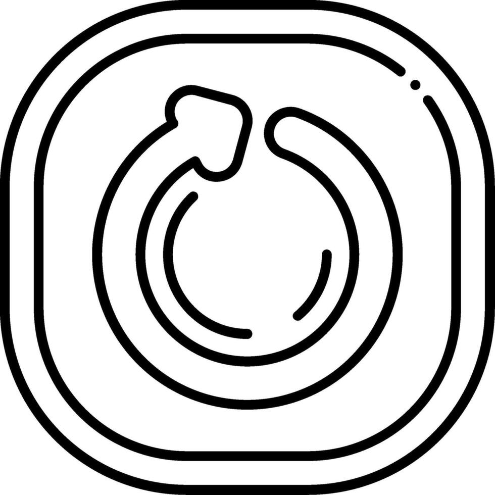 Refresh Line Icon 49287607 Vector Art at Vecteezy