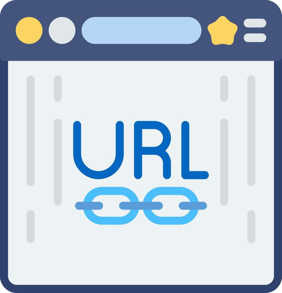 URL Flat Icon 49289647 Vector Art at Vecteezy