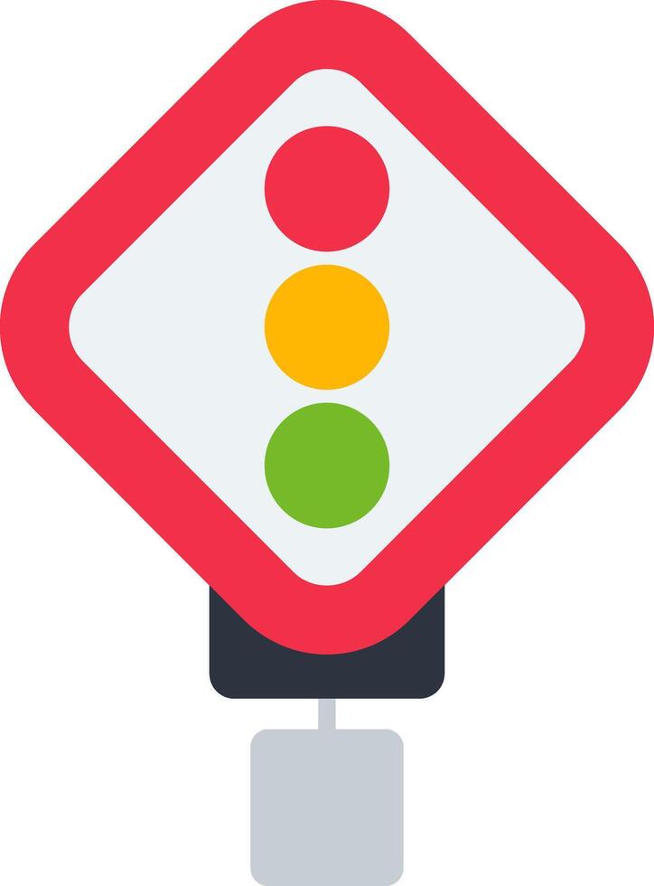 Traffic Signal Ahead Flat Icon 49290410 Vector Art at Vecteezy Traffic Signal Ahead Flat Icon 49290410 Vector Art at Vecteezy