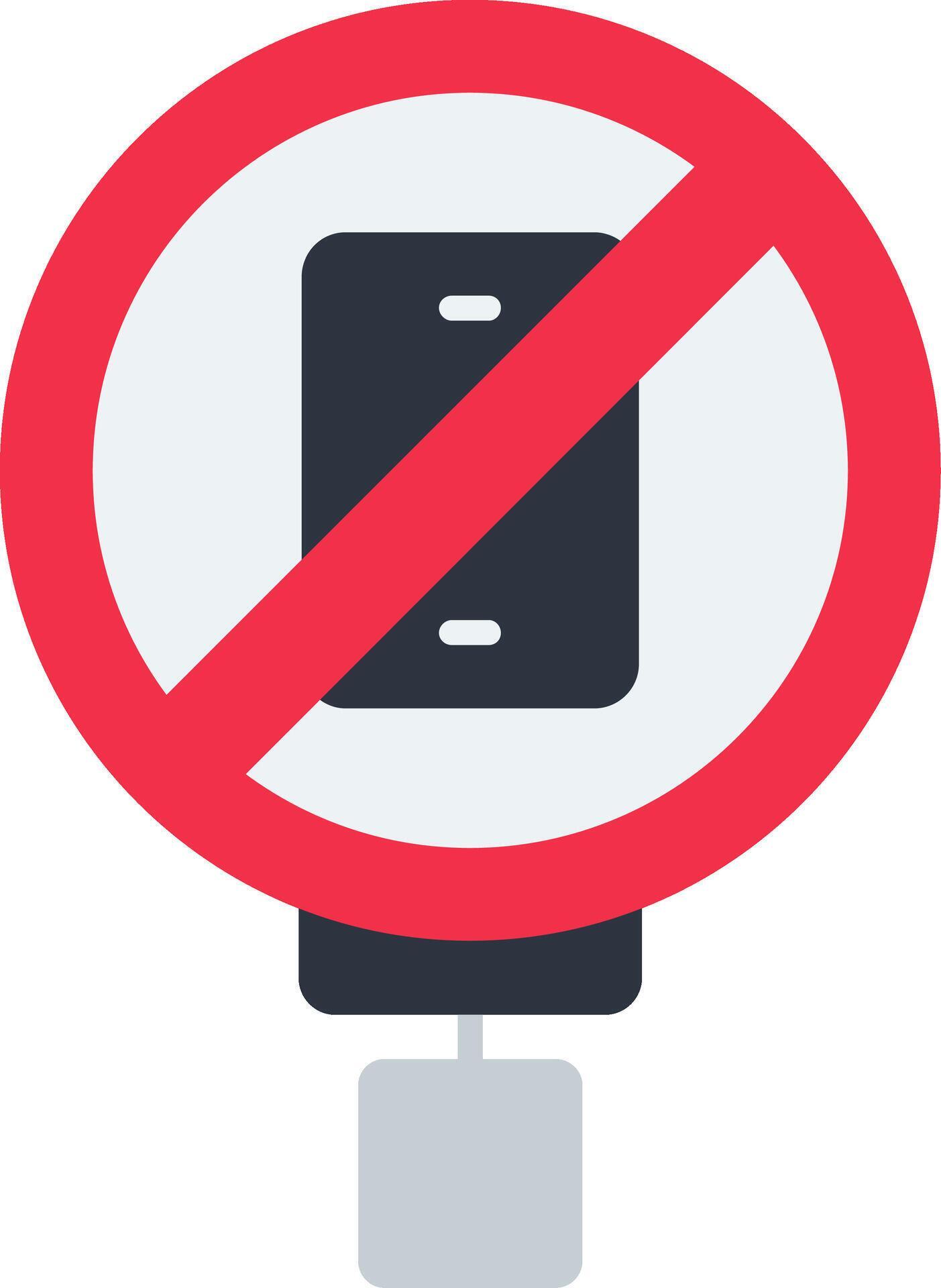 No Cellphone Flat Icon 49291218 Vector Art at Vecteezy