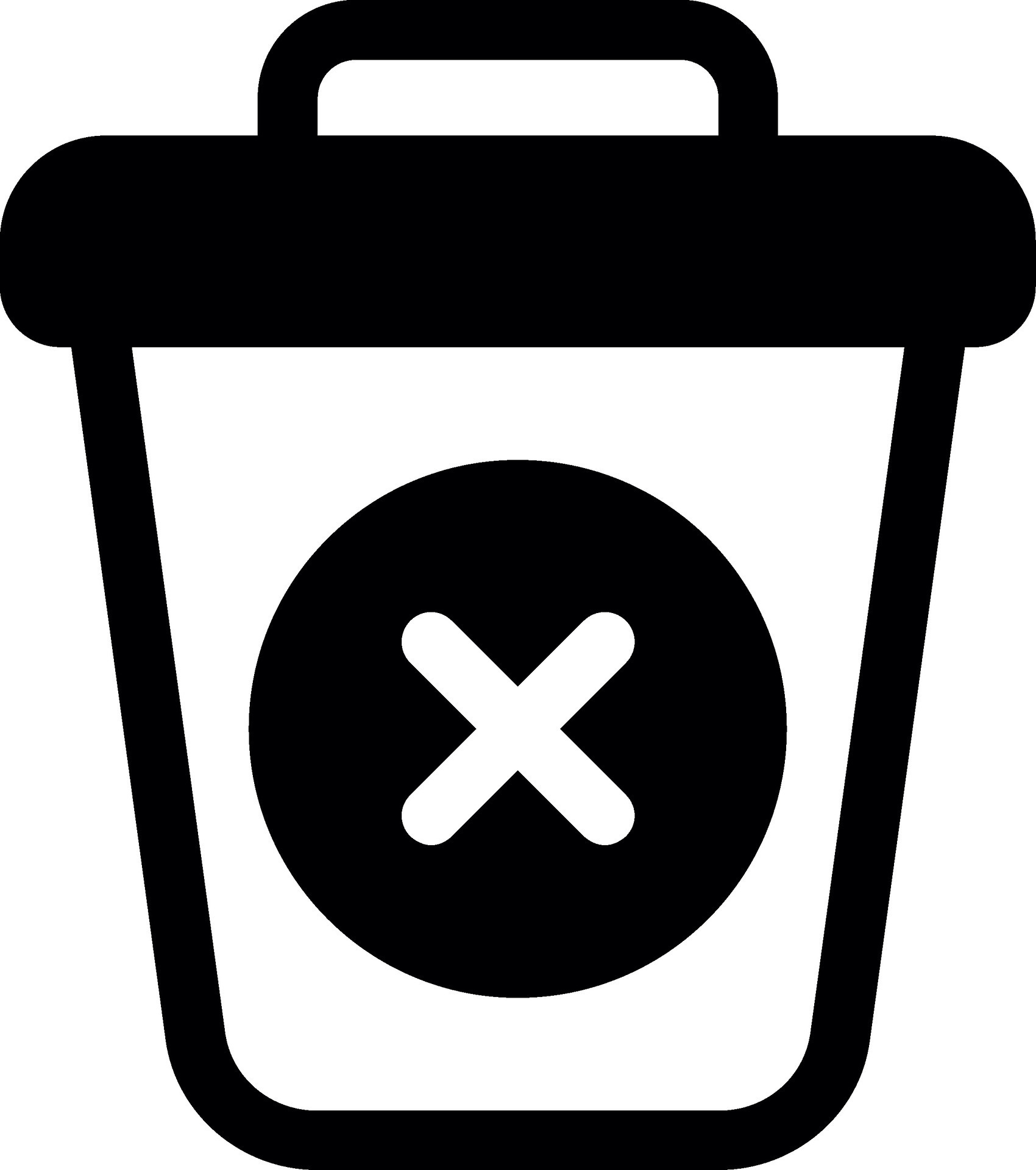 Delete Symbol Glyph Icon 49291823 Vector Art at Vecteezy