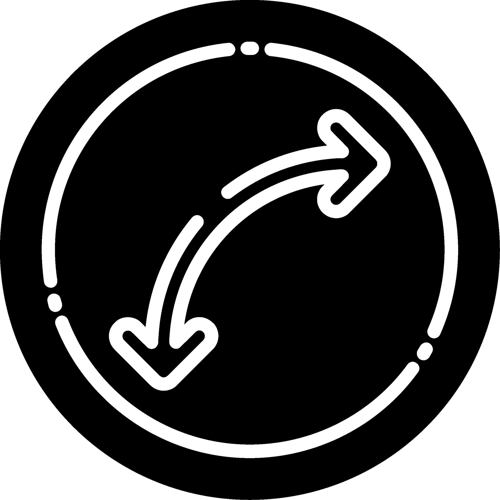 Curved Double Arrow Glyph Icon 49293467 Vector Art at Vecteezy Curved Double Arrow Glyph Icon 49293467 Vector Art at Vecteezy