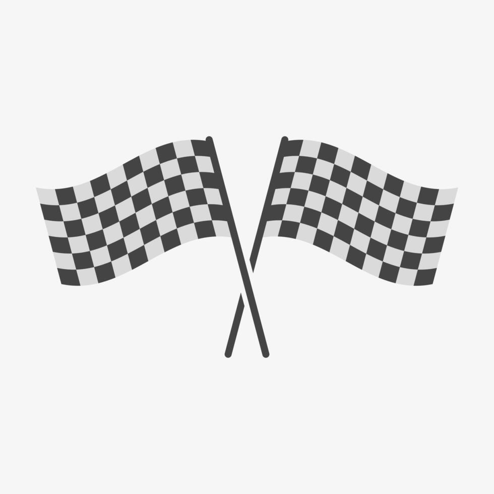 Two crossed racing flags. Championship, sport car competition. isolated ... Two crossed racing flags. Championship, sport car competition. isolated ...