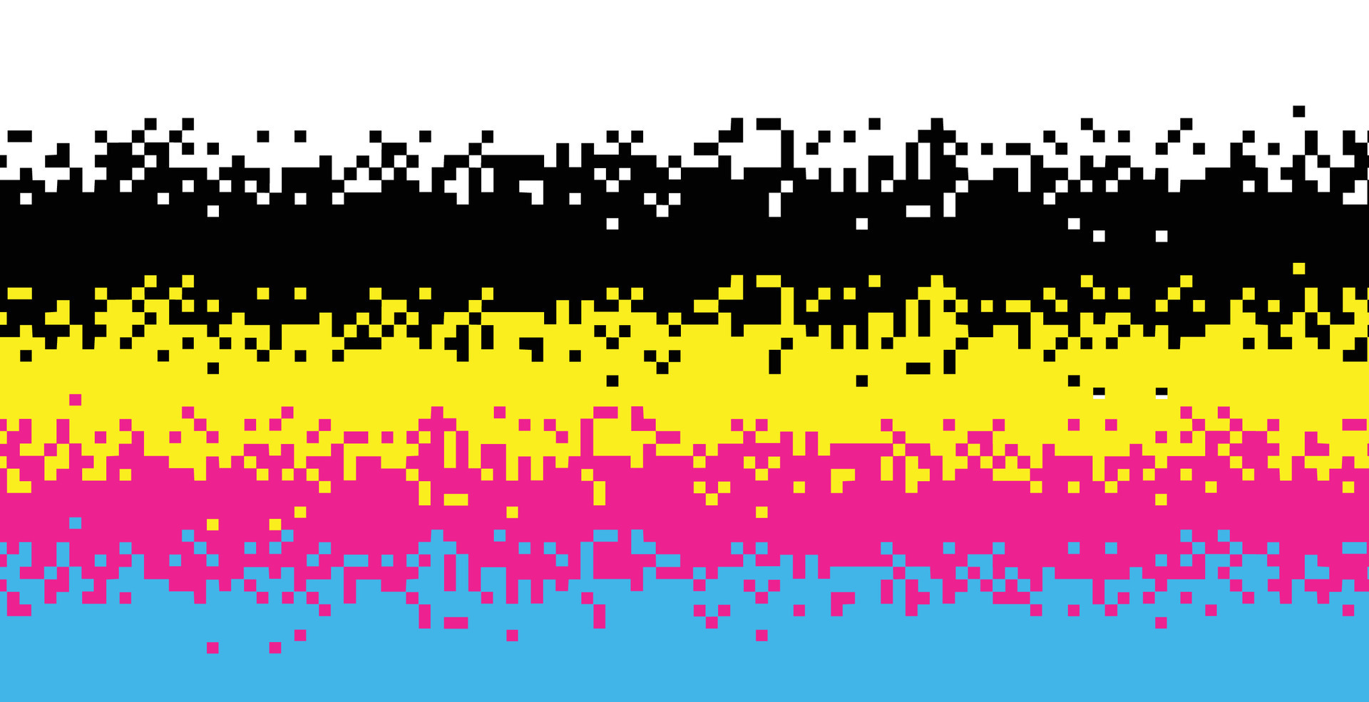 Pixel CMYK and White Seamless Pattern. Pixel abstract mosaic background. 49295637 Vector Art at ...