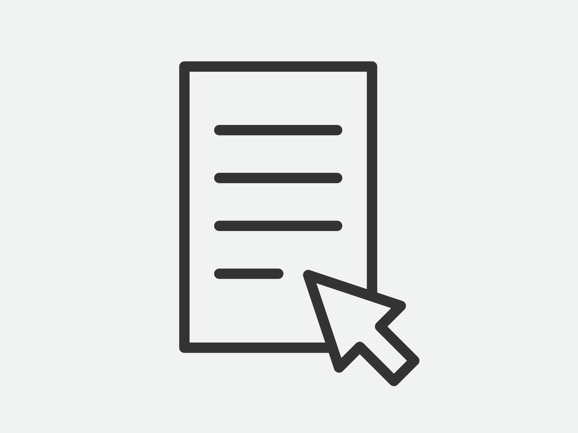 Guide icon , user manual. Service information document, instruction ...