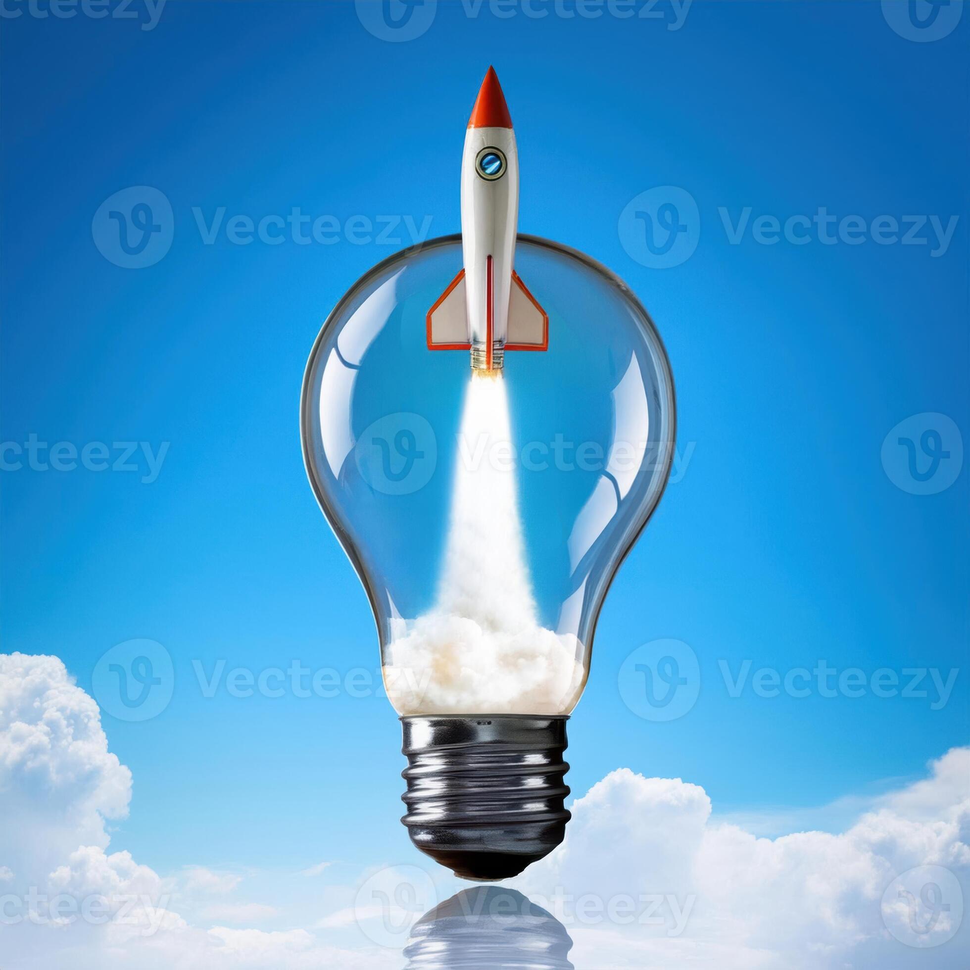 Rocket Launch Idea 49298809 Stock Photo at Vecteezy