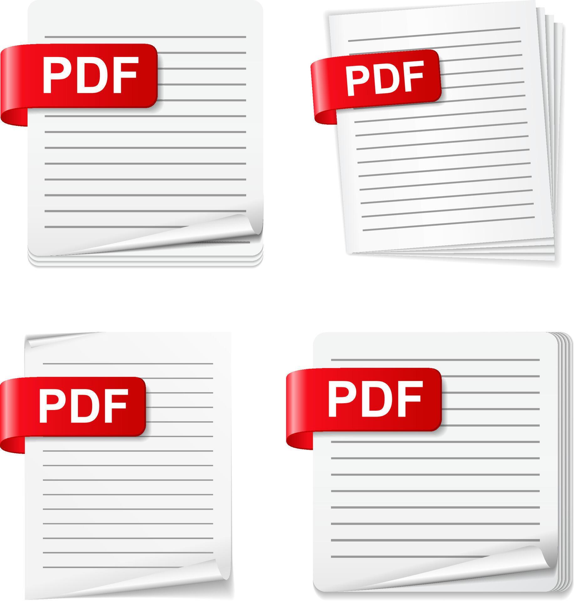 PDF File icons 49324979 Vector Art at Vecteezy