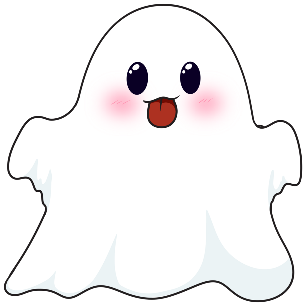 A Cartoon Ghost Clipart Cute Ghost 49326003 Png
