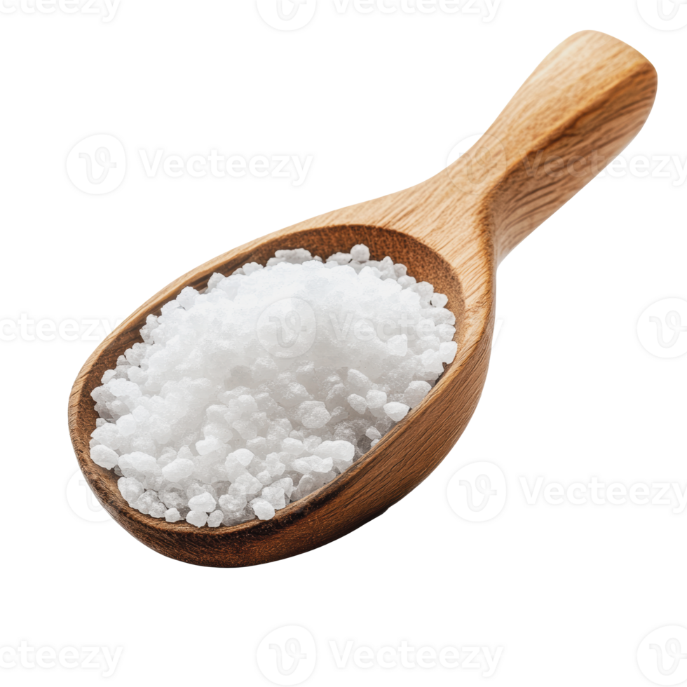 Wooden spoon filled with coarse sea salt 49326230 PNG Wooden spoon filled with coarse sea salt 49326230 PNG