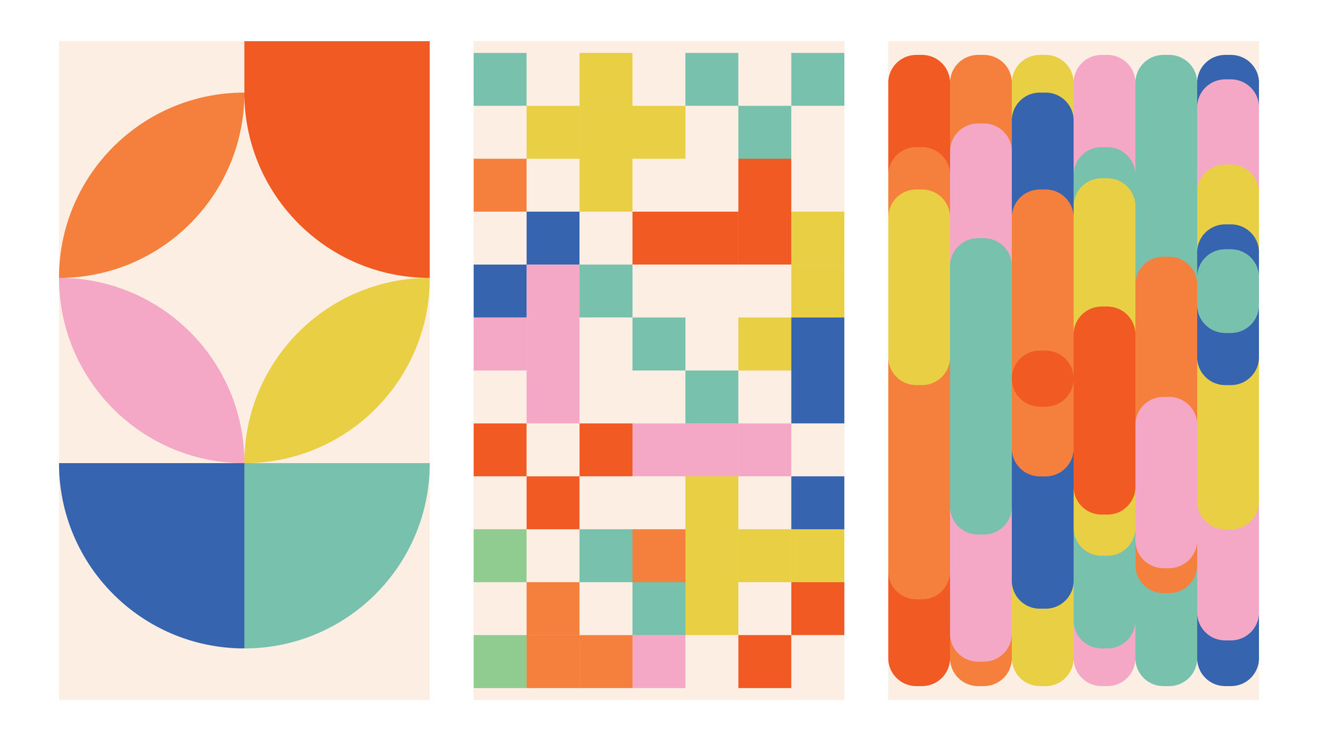 Colorful abstract shapes backgrounds 49328988 Vector Art at Vecteezy