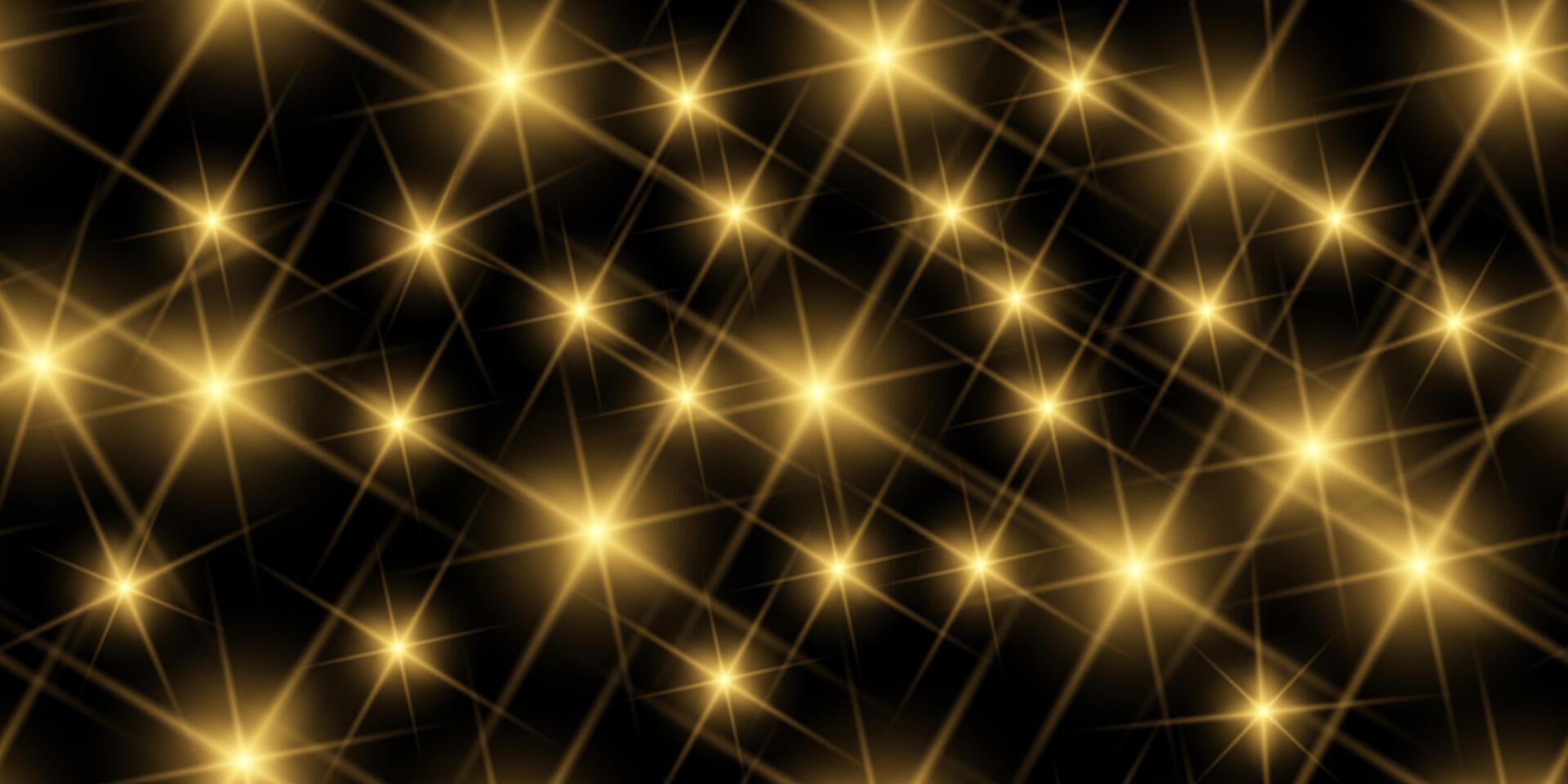 Golden sparkle lights, flashing lights, light effects, sunlight lens flare, glowing ray beams ...
