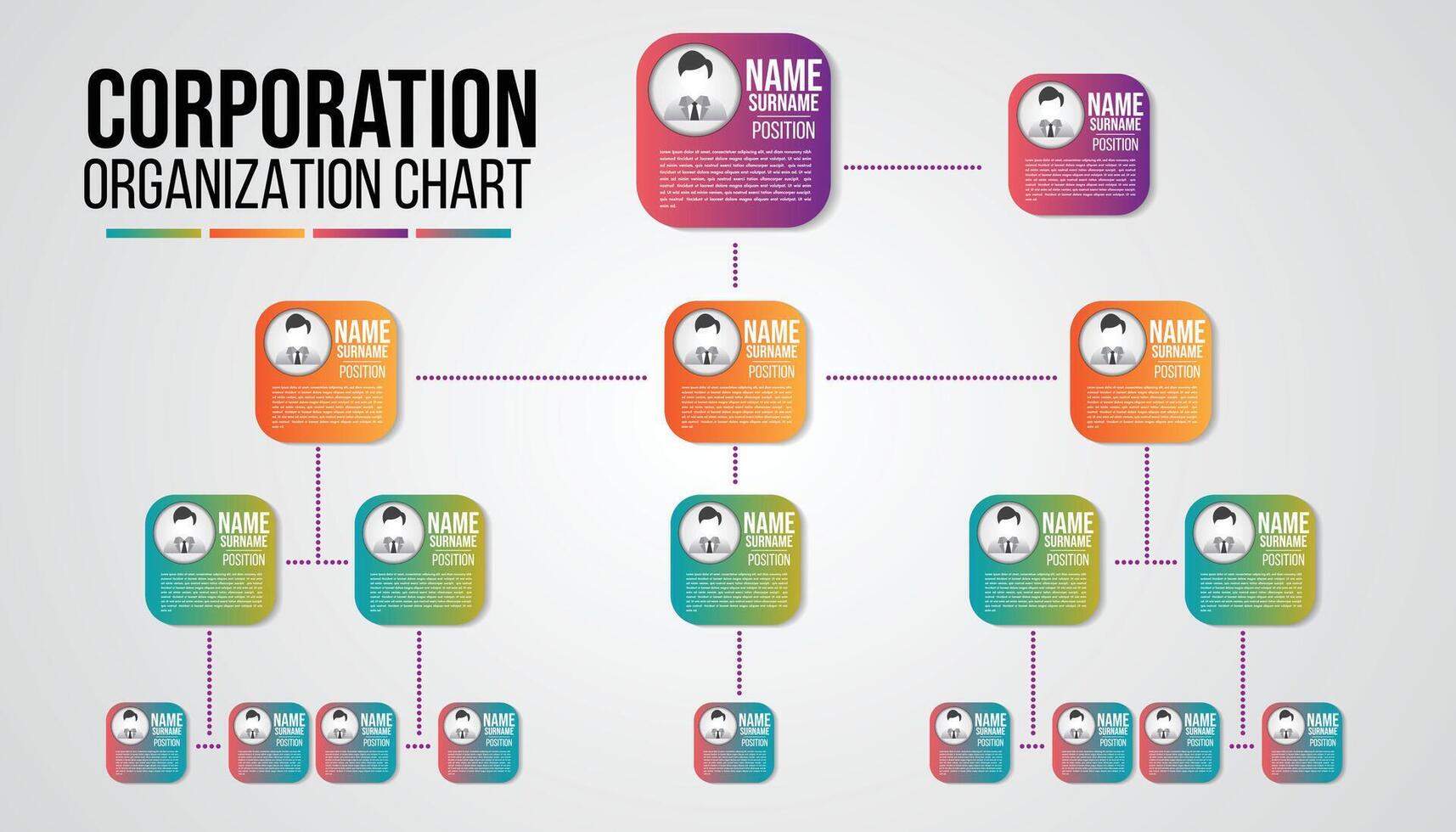 This is an organization chart template designed for businesses. It ... This is an organization chart template designed for businesses. It ...