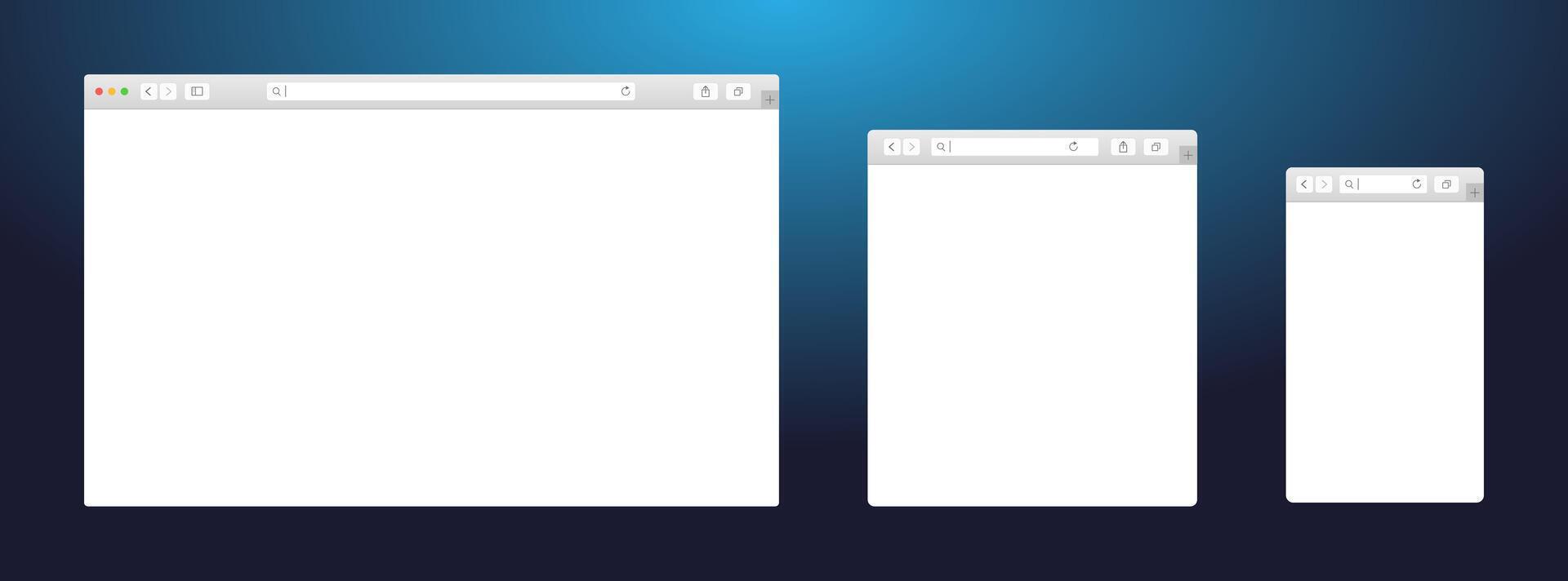 Browser Window Mockup Set For All Devices Template 49348095 Vector Art
