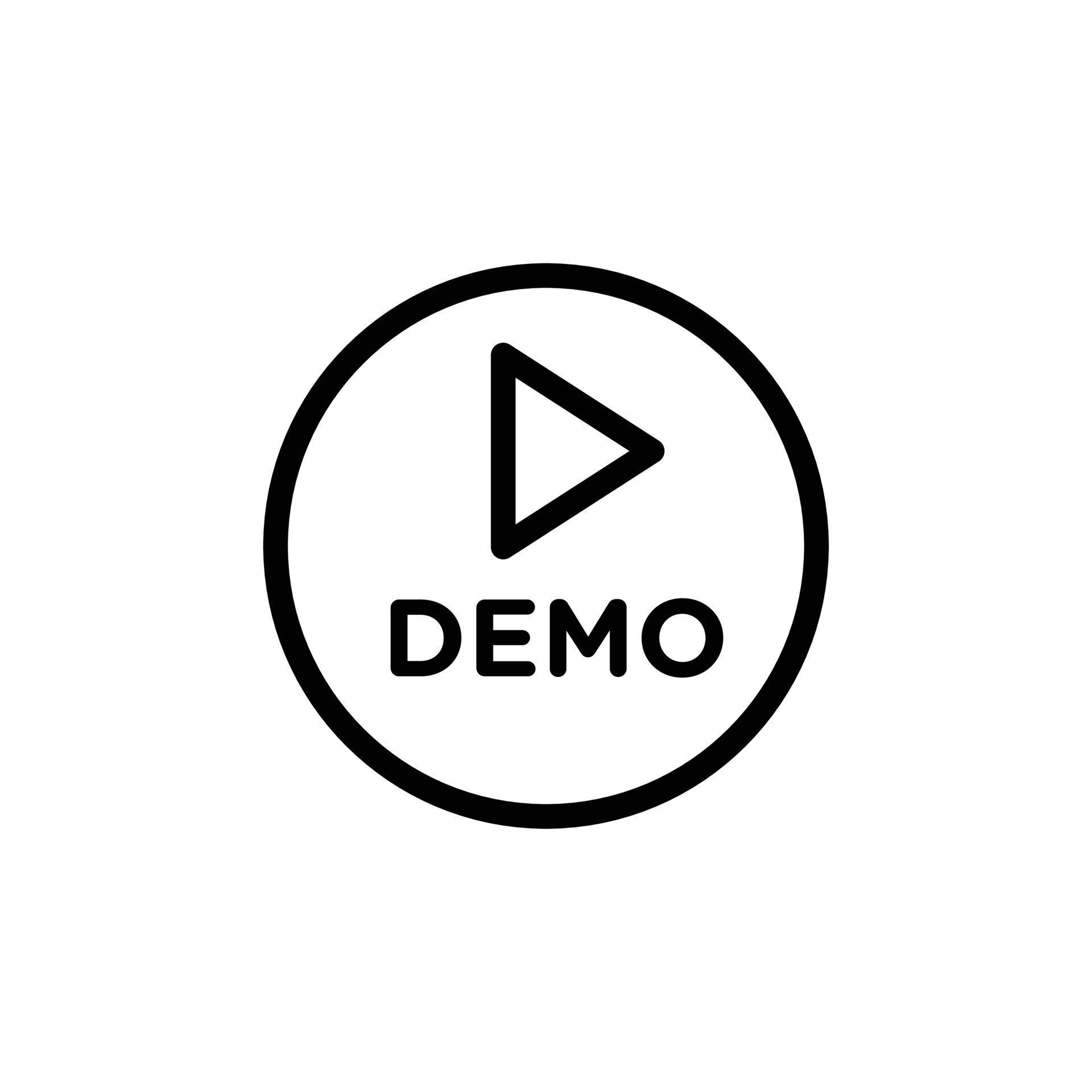 Demo video icon 49354094 Vector Art at Vecteezy