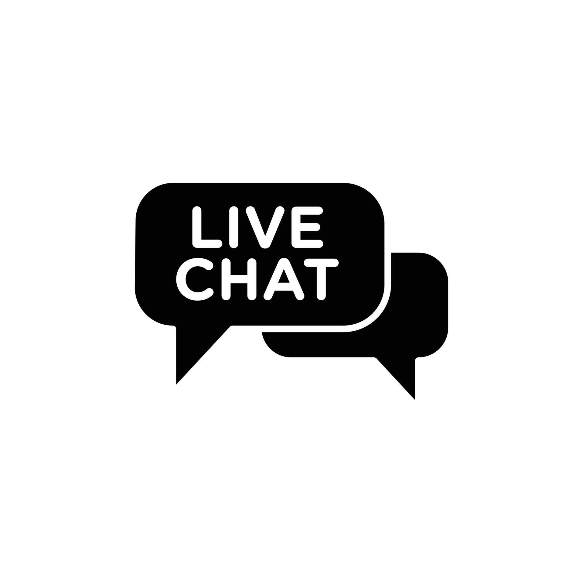 Live chat icon 49354337 Vector Art at Vecteezy
