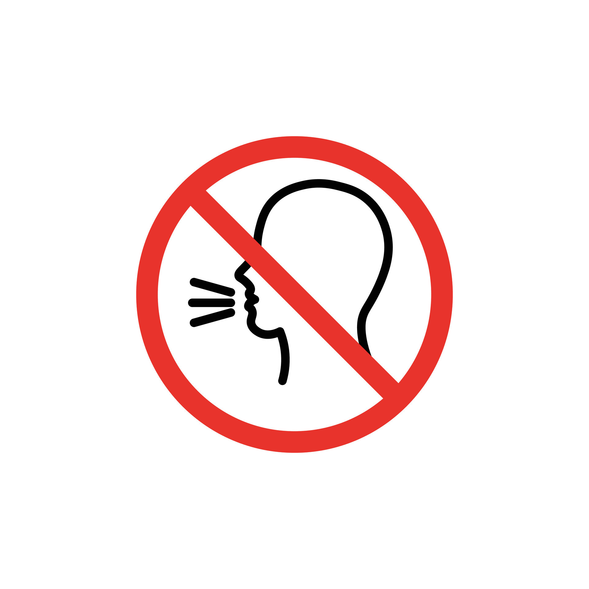 Stop Talking Sign 49355310 Vector Art At Vecteezy