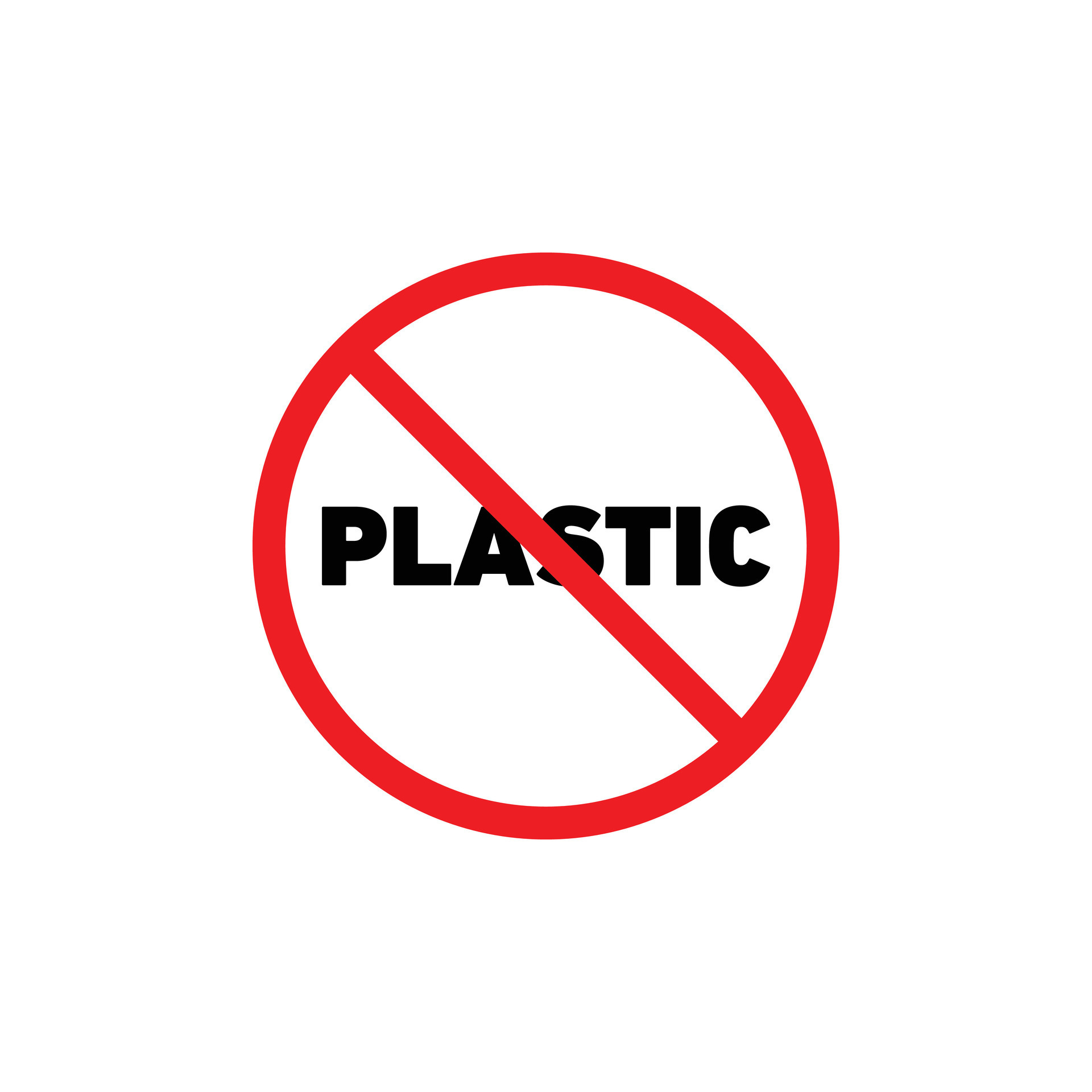 No plastic sign 49355448 Vector Art at Vecteezy