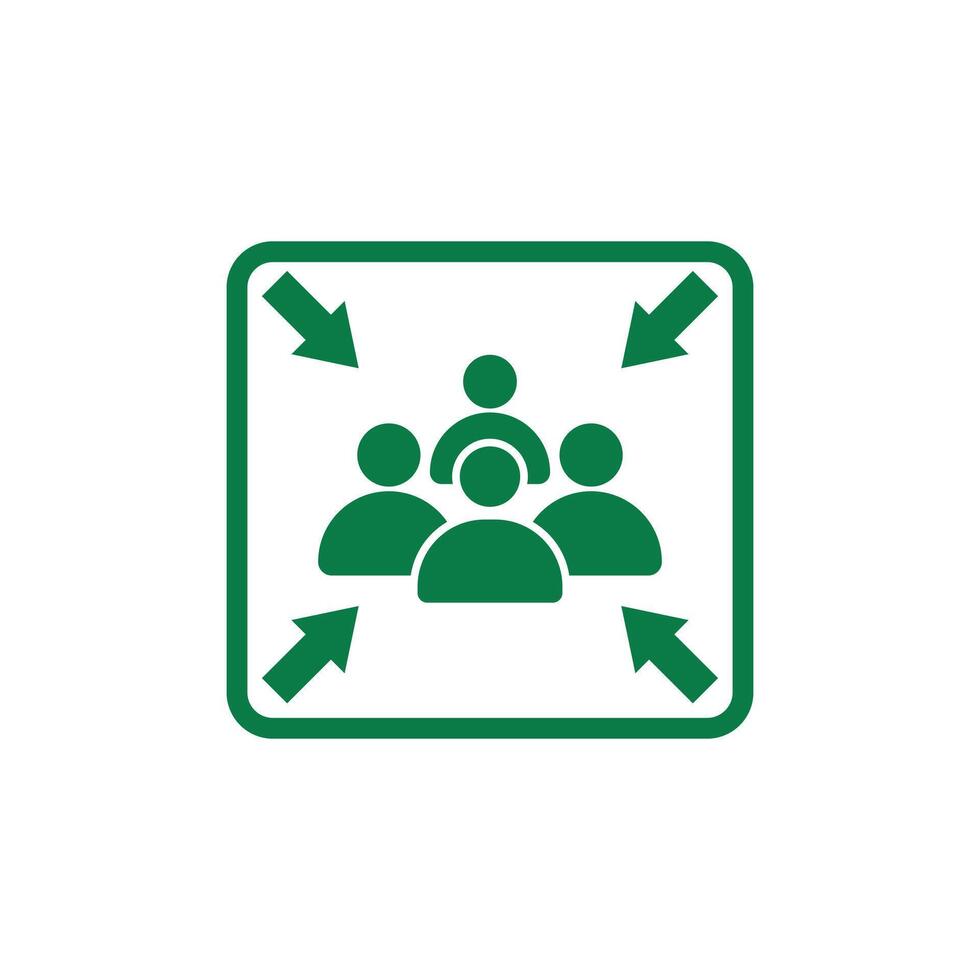 Assembly point icon 49355770 Vector Art at Vecteezy