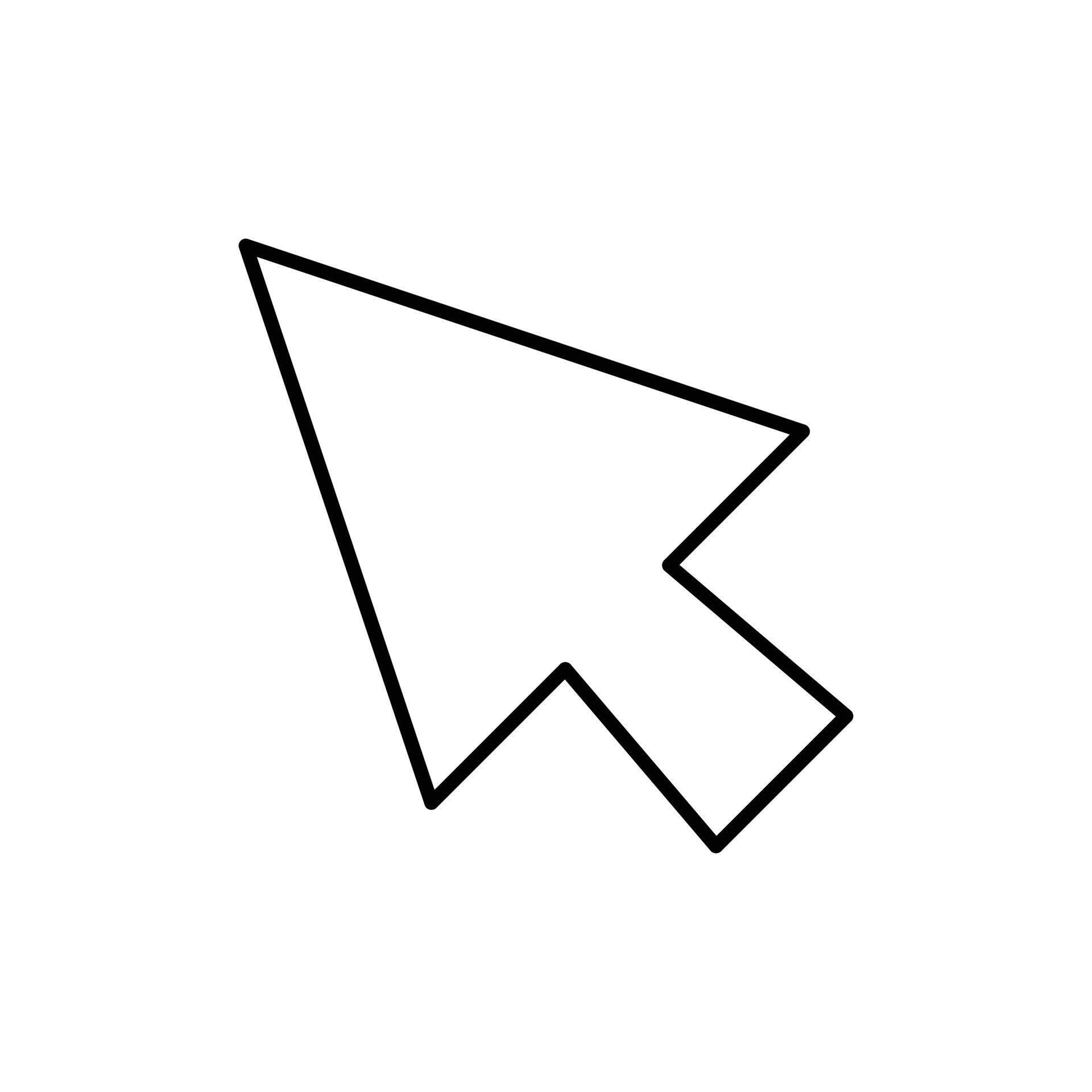 Cursor Icon Set Click Arrow Symbol Web Mouse Pointer Sign In Black