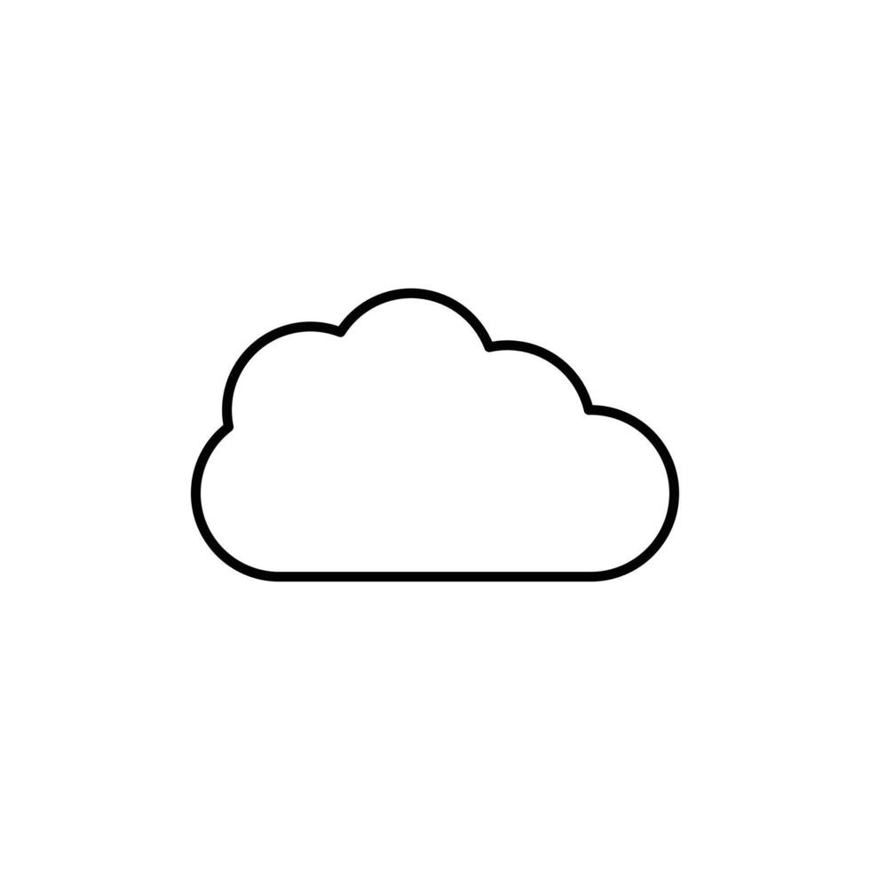 Clouds icon set. Cloudy weather symbol in black filled and outlined ... Clouds icon set. Cloudy weather symbol in black filled and outlined ...