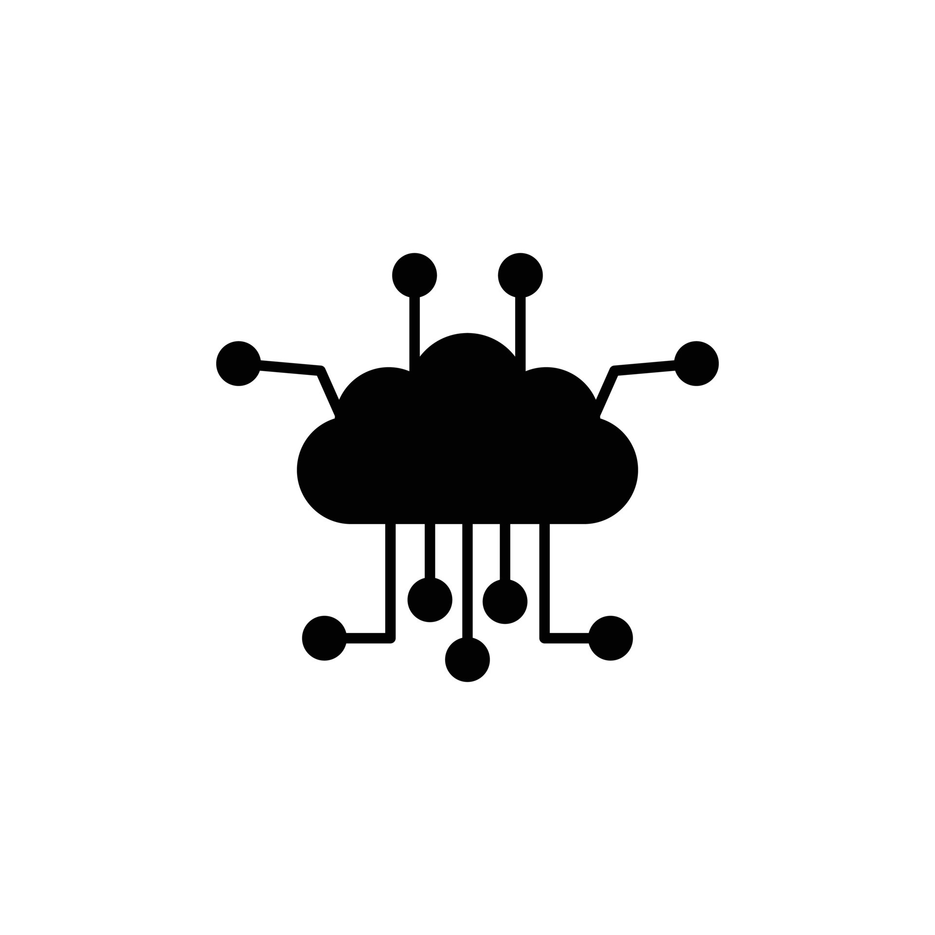 Network cloud icon 49356621 Vector Art at Vecteezy