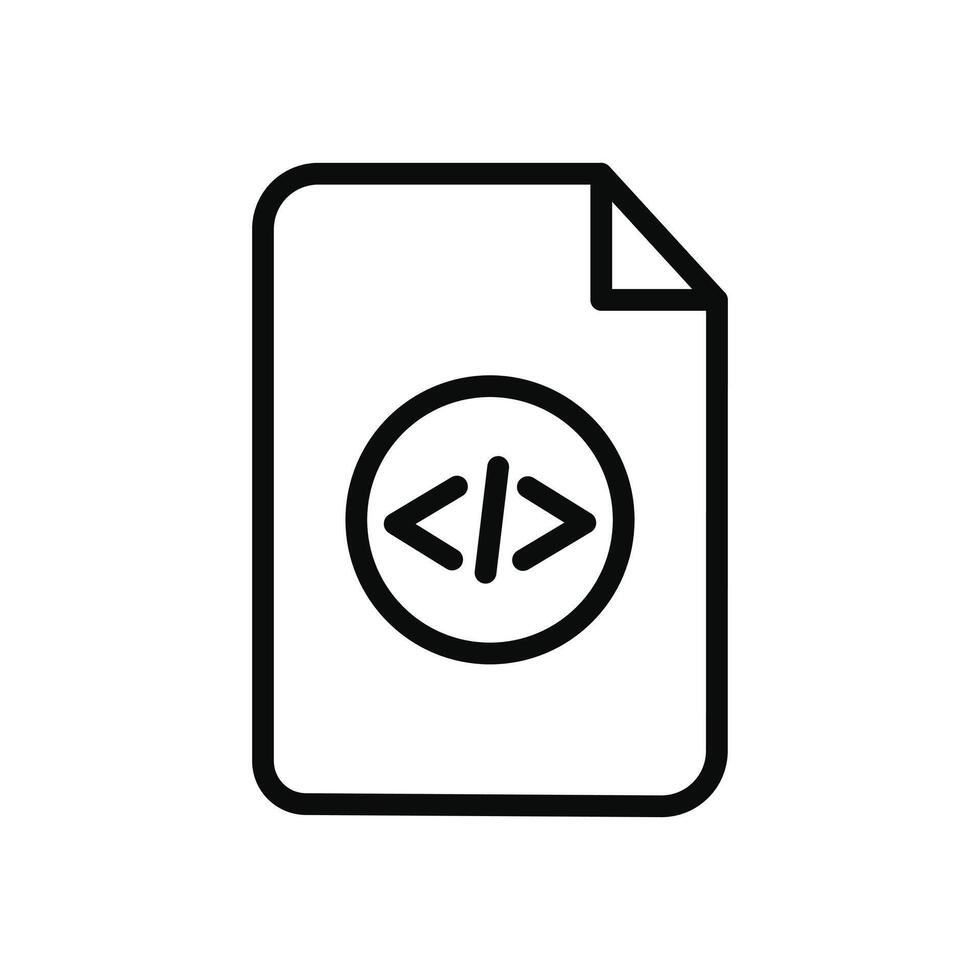 Html Script Icon 49360788 Vector Art At Vecteezy