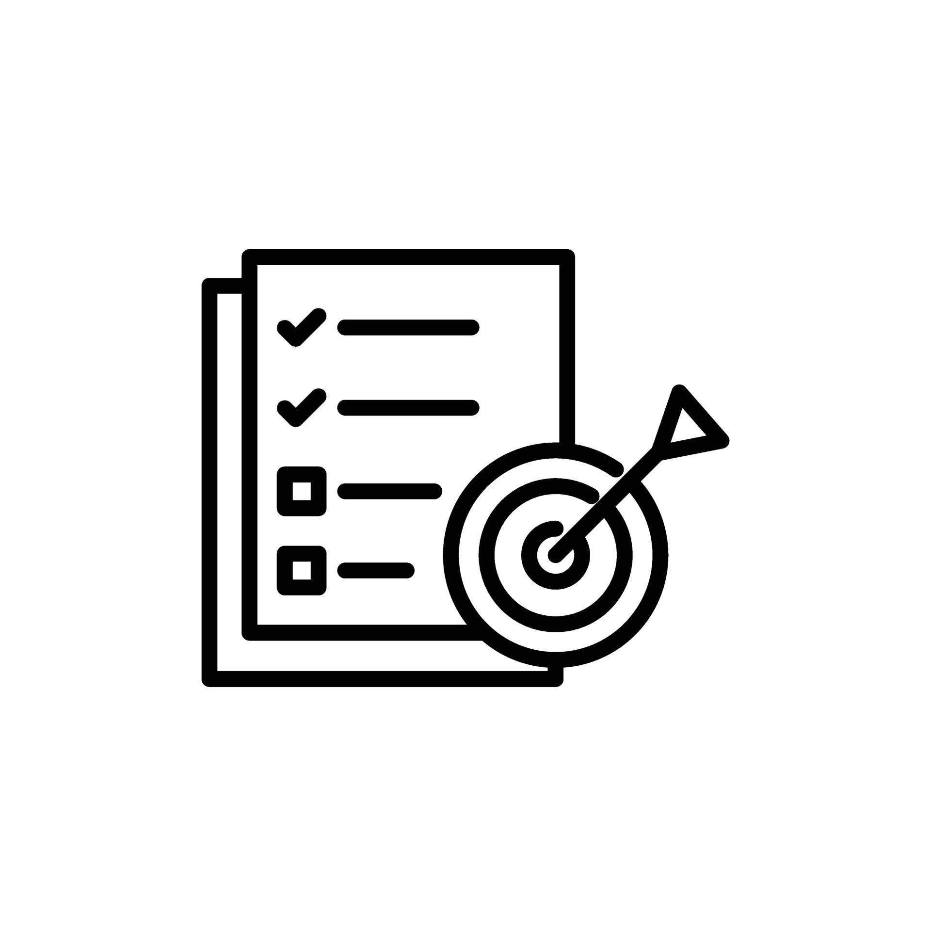 Accomplished goals and objectives icon 49361014 Vector Art at Vecteezy