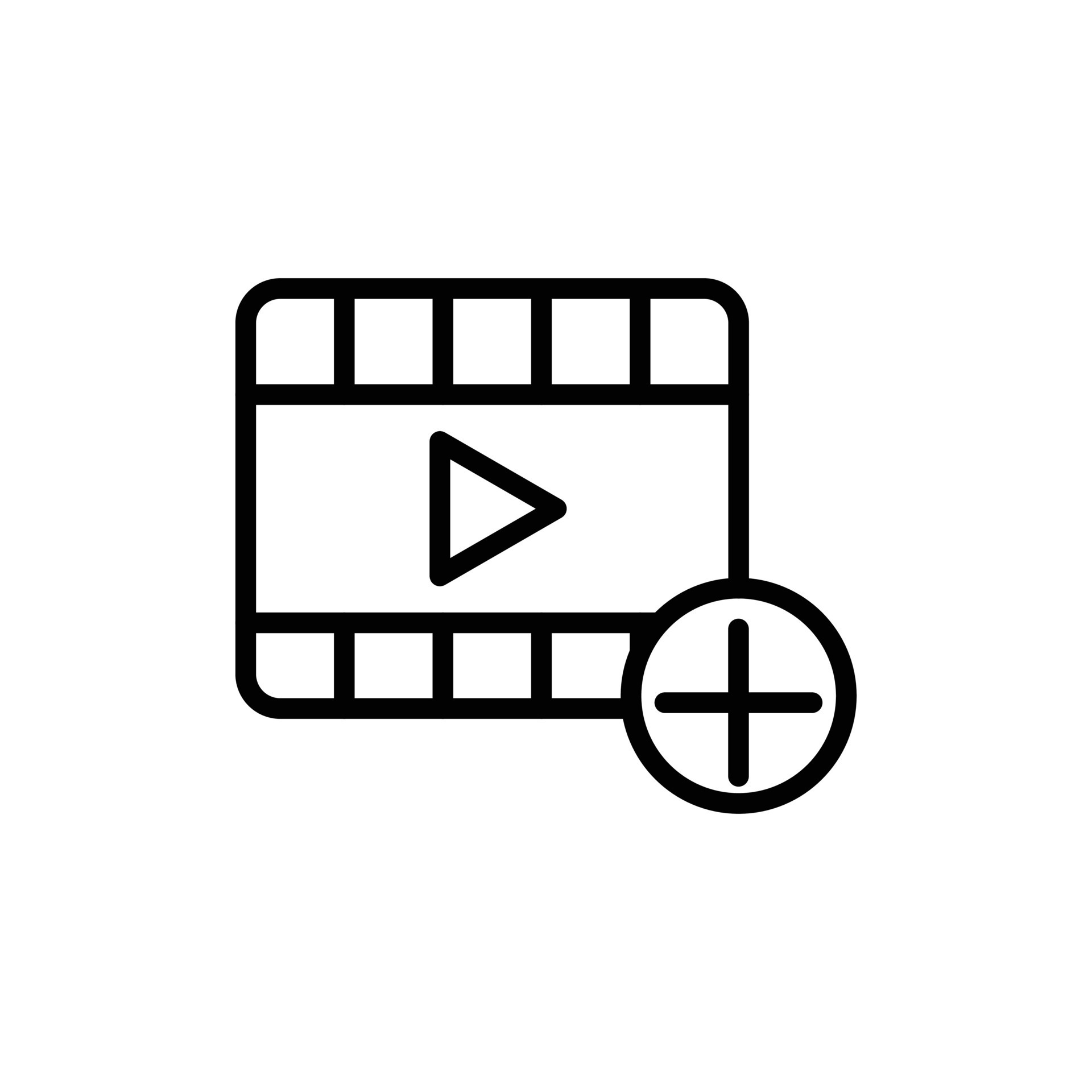 Add video icon 49361051 Vector Art at Vecteezy Add video icon 49361051 Vector Art at Vecteezy