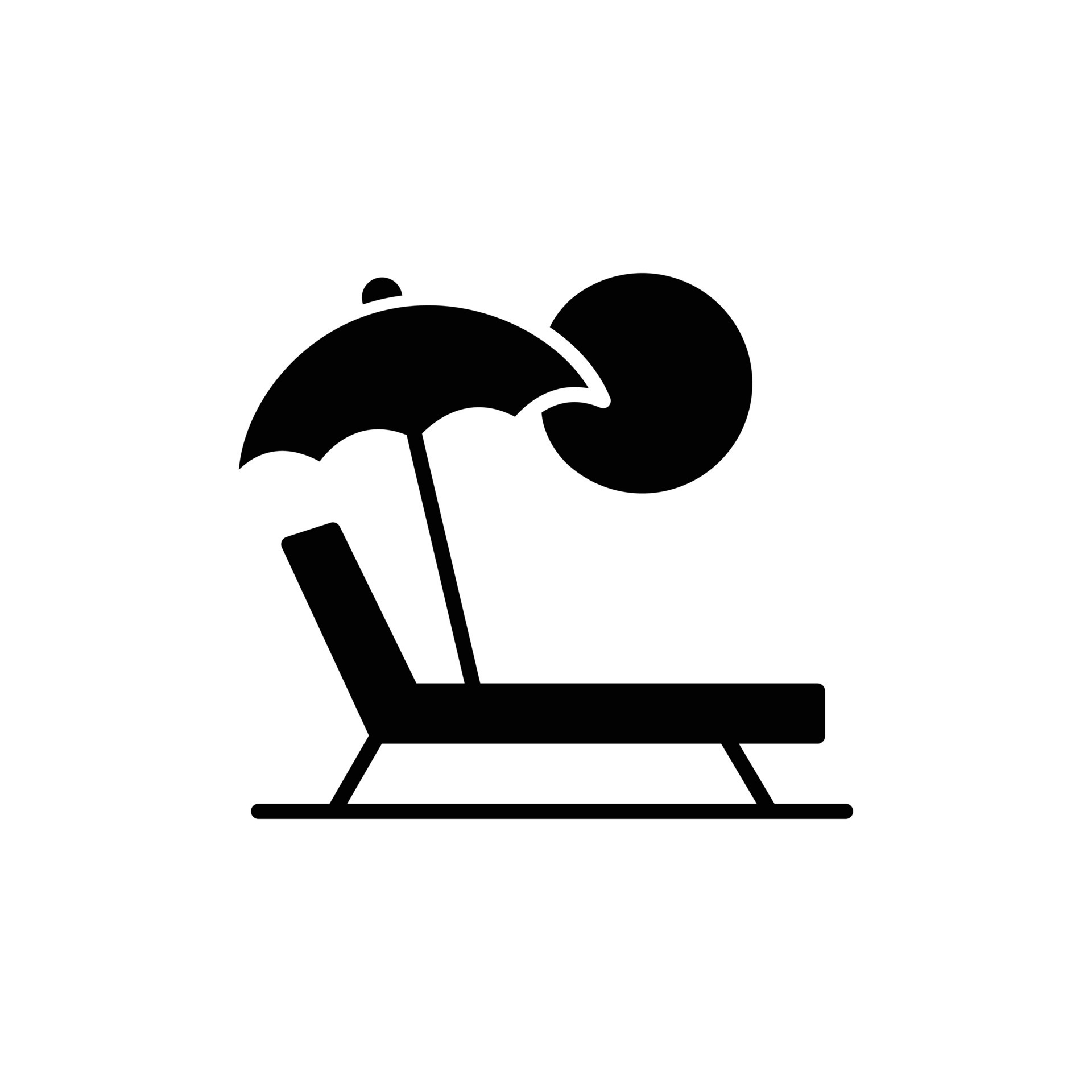 Beach Chair Icon 49362596 Vector Art At Vecteezy