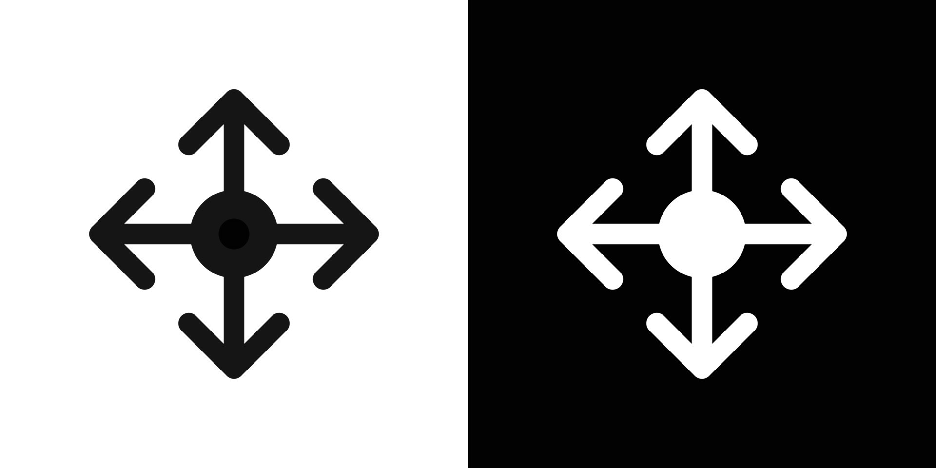 Cursor Move Icon Flat Fill Set Collection 49362892 Vector Art At Vecteezy