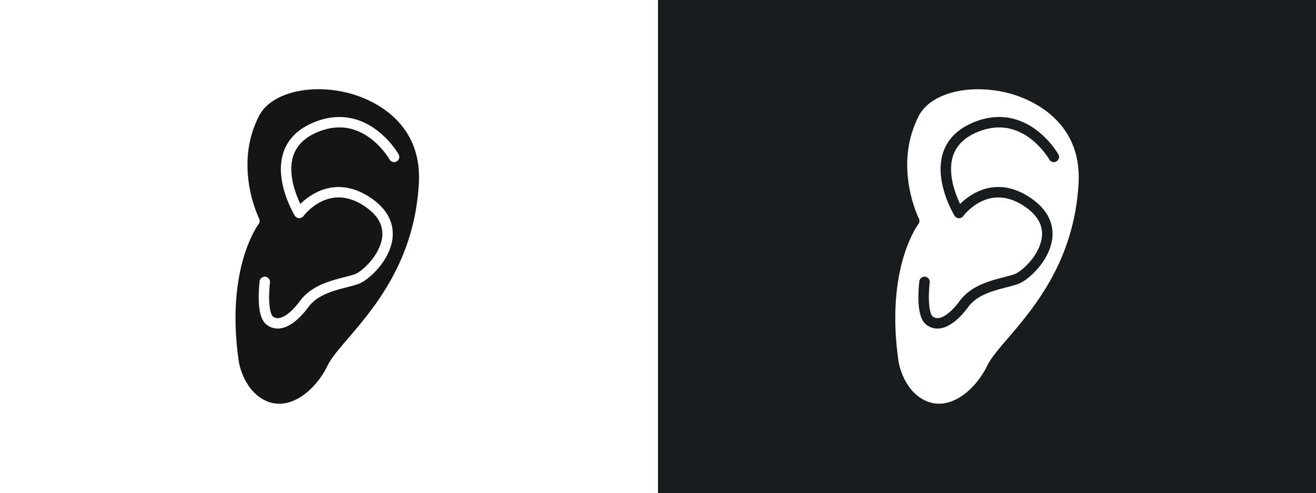 Ear icon linear graphics set in black 49365616 Vector Art at Vecteezy Ear icon linear graphics set in black 49365616 Vector Art at Vecteezy