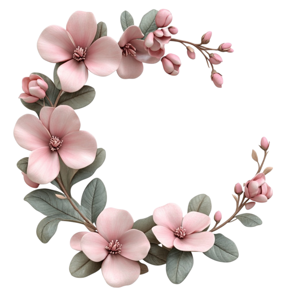Stylized Letter With Floral Design 49376983 Png