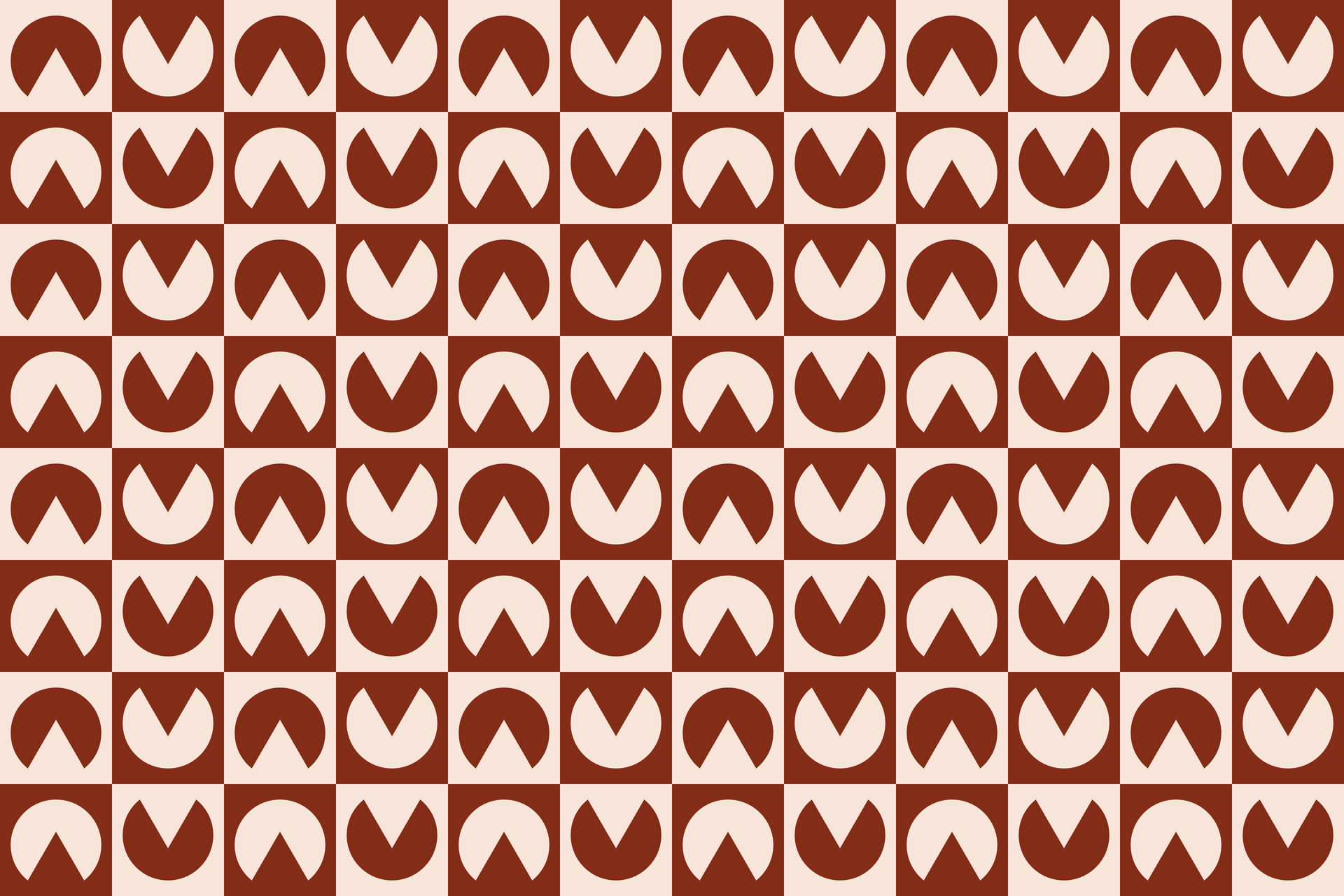 Circle Shape Brown Pattern 49378345 Vector Art at Vecteezy