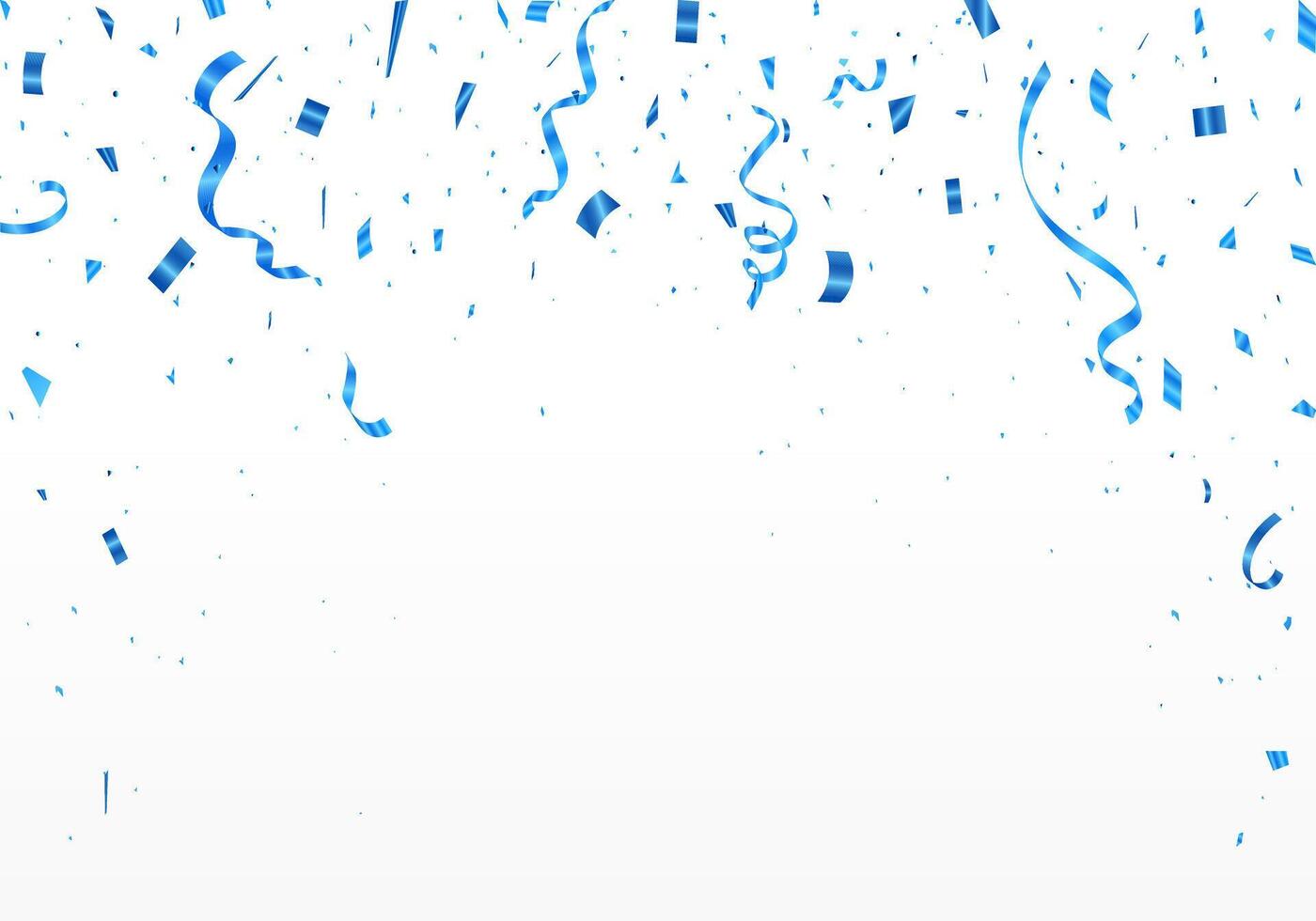 Luxury falling shiny blue confetti isolated on white background. illustration 49382888 Vector ...