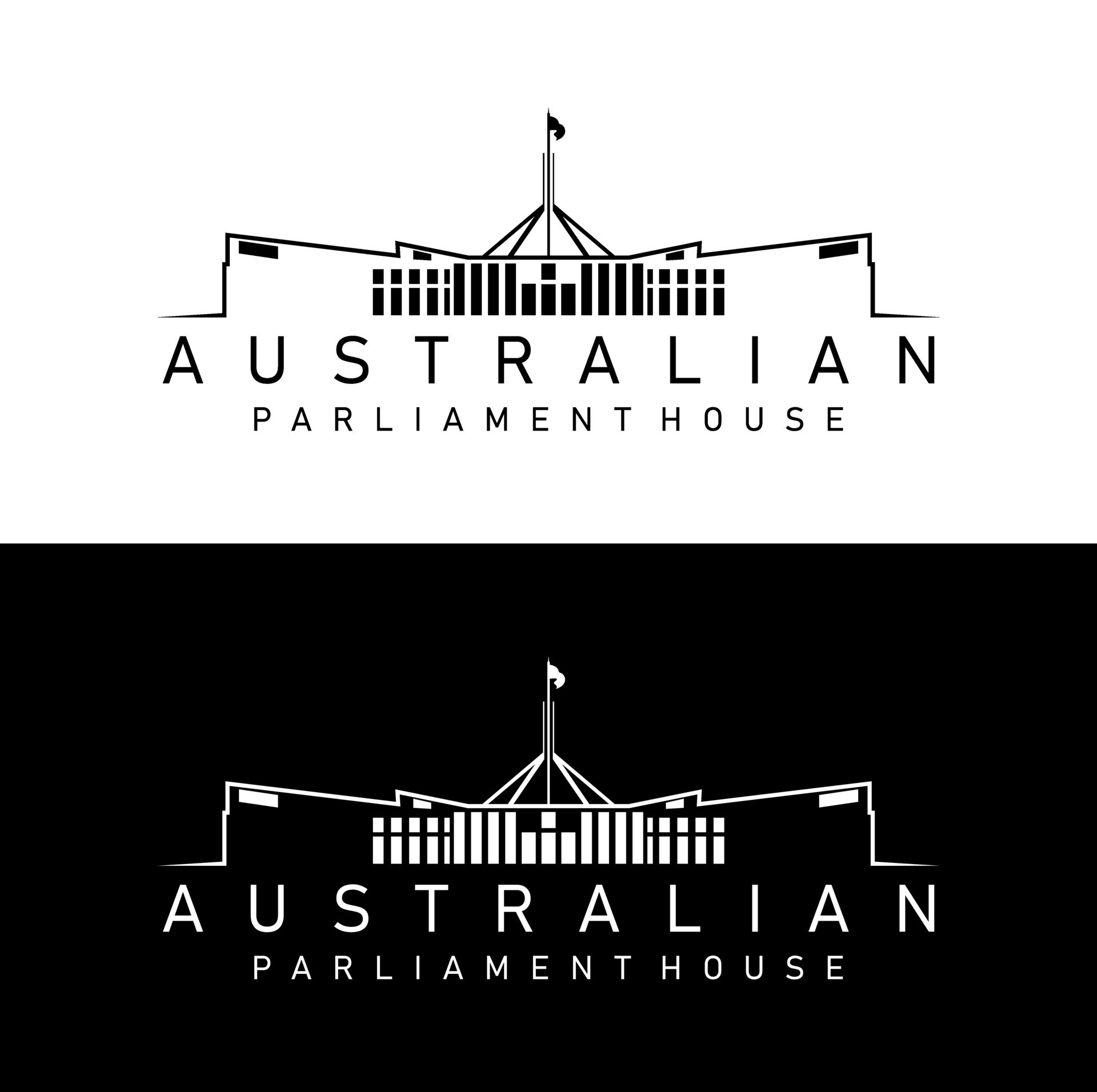 australian parliament house illustration line logo design 49386916 ... australian parliament house illustration line logo design 49386916 ...