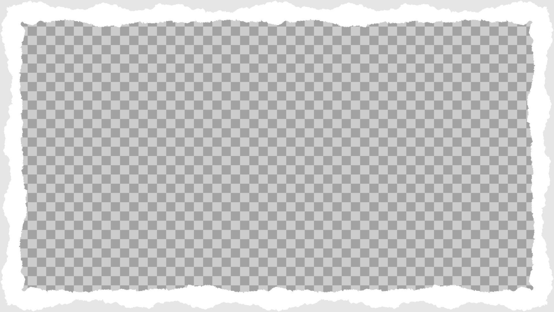Torn paper frame border rectangular 49398076 Vector Art at Vecteezy