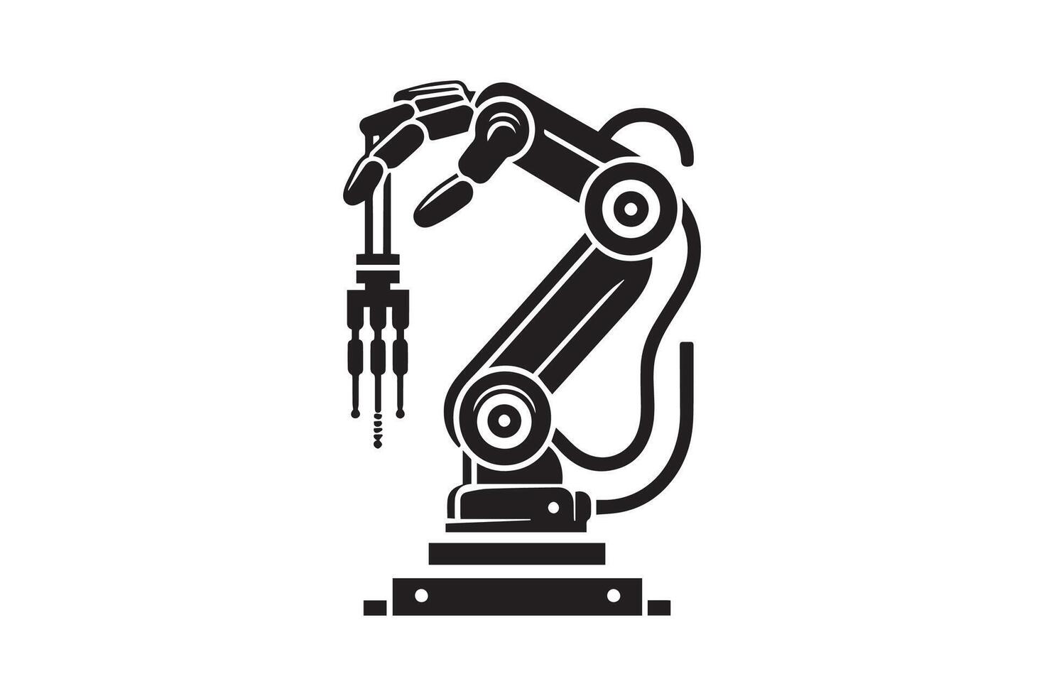Robotic arm robot icon illustration 49399725 Vector Art at Vecteezy