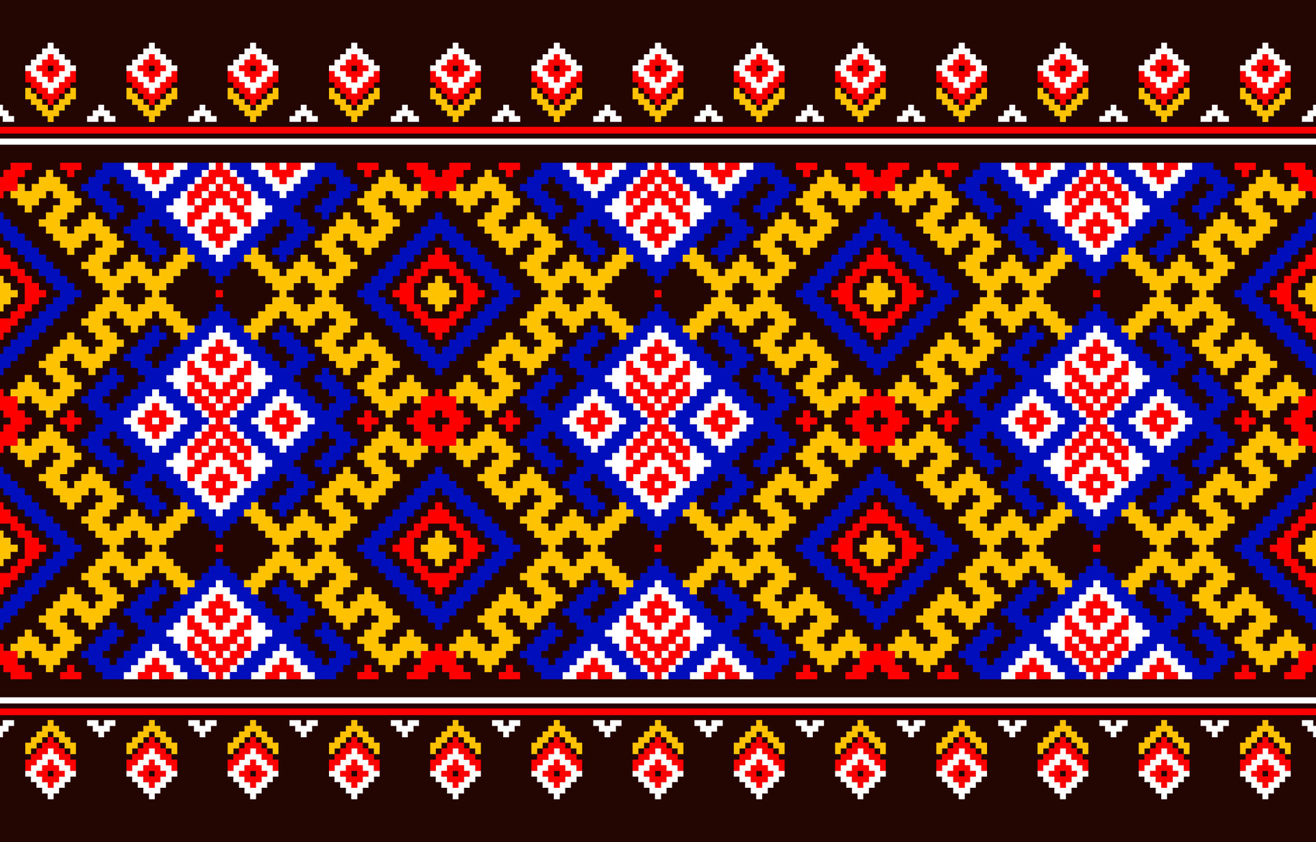 Fabric pattern geometric design inspired by traditional ethnic textiles ...