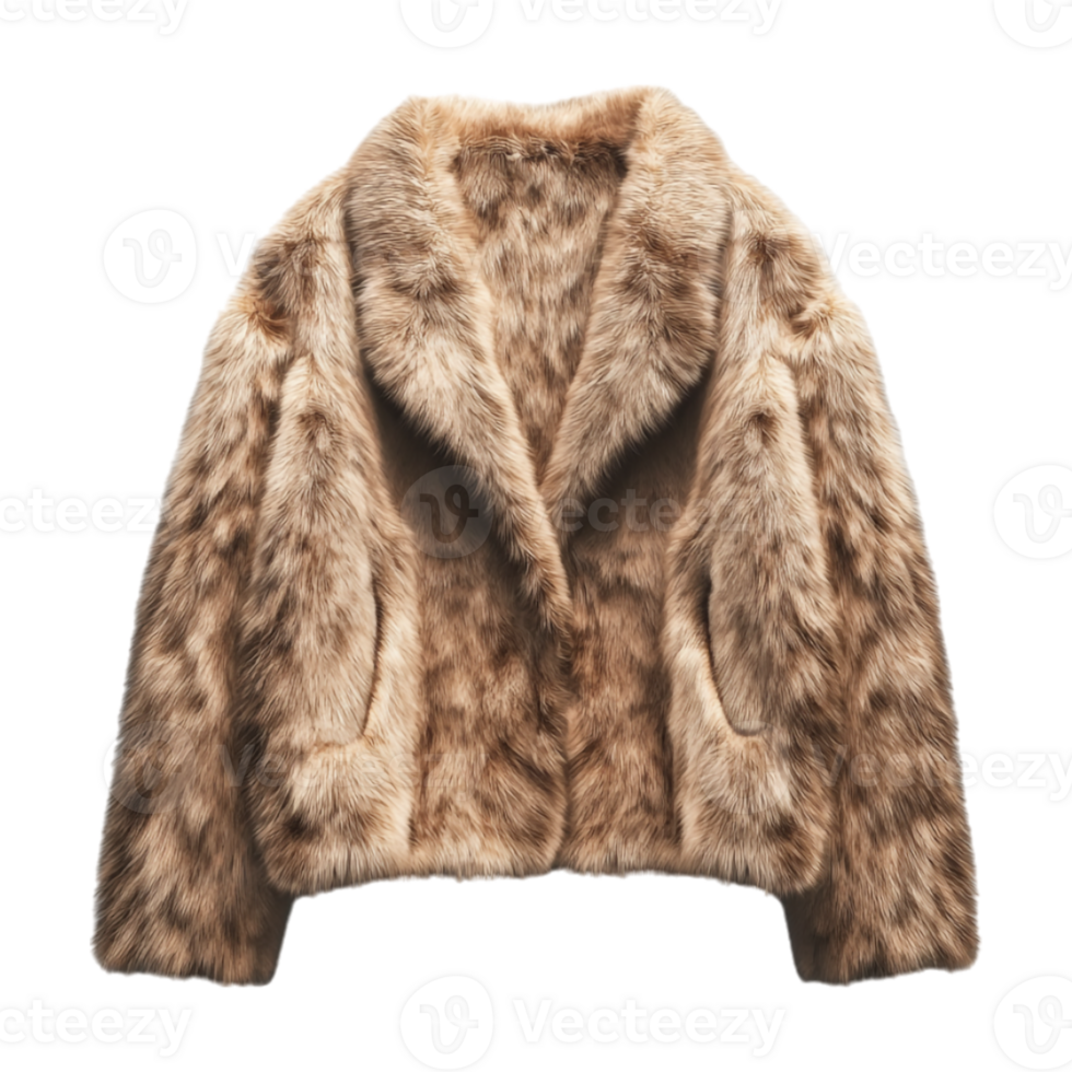 Winter Woman Fur Coat on Transparent Background 49400874 PNG