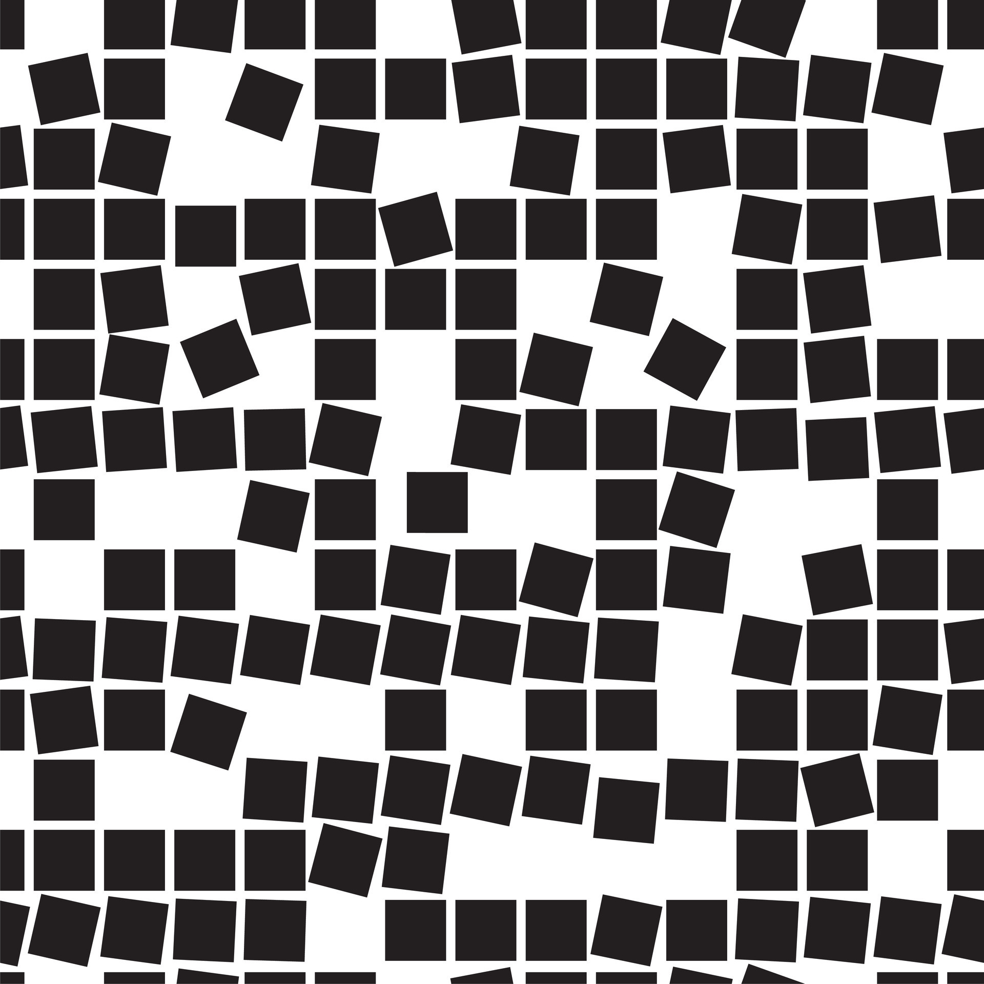Pixel Background, Abstract Geometric Black and White Art, Irregular ...