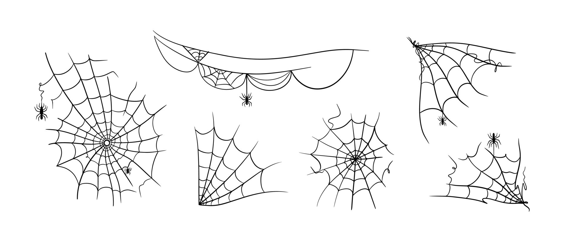 Doodle spider web icon on white background. 49404753 Vector Art at Vecteezy Doodle spider web icon on white background. 49404753 Vector Art at Vecteezy